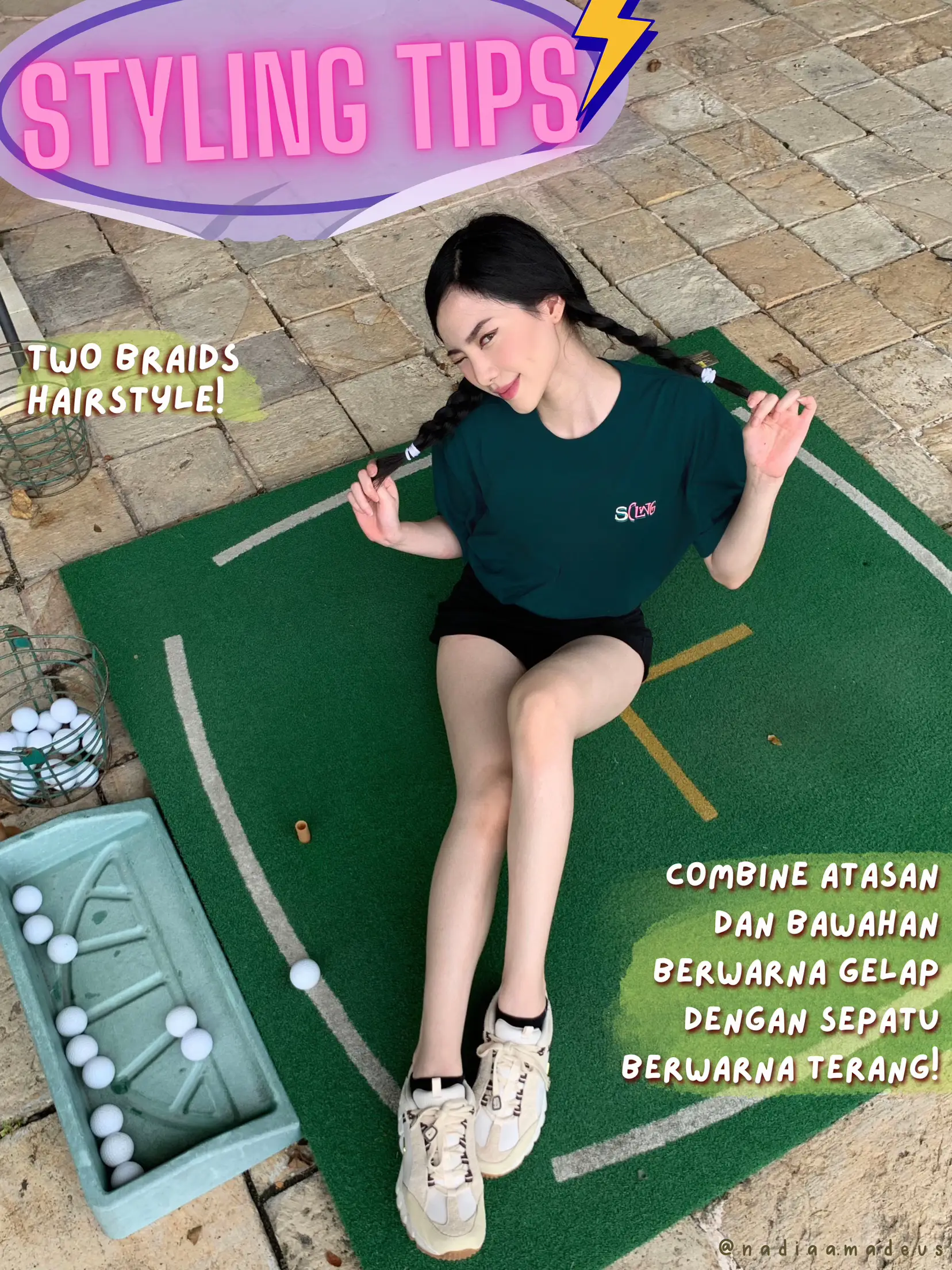 SPORTY FIT & POSE IDEAS • Driving Range Edition🏌🏾 | Galeri diposting ...