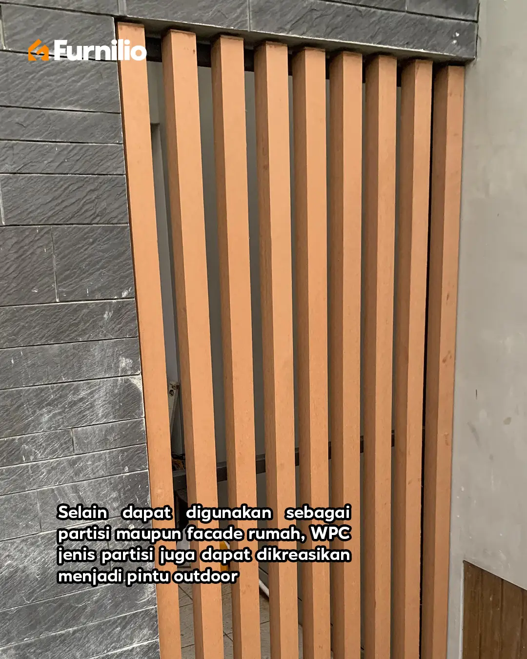 Dekor pintu outdoor dengan partisi WPC | Galeri diposting oleh Furnilio ...
