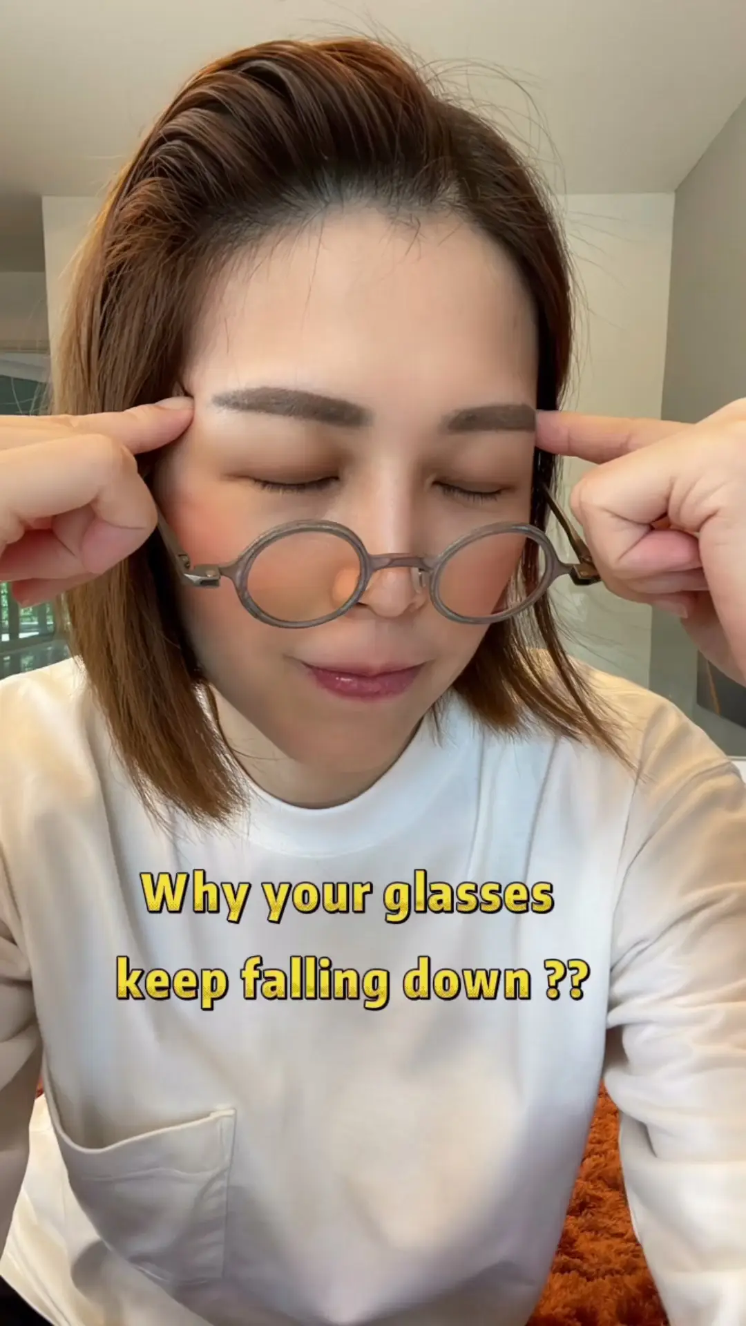 Check this out to prevent glasses falling down | วิดีโอที่เผยแพร่โดย Esther Liew | Lemon8