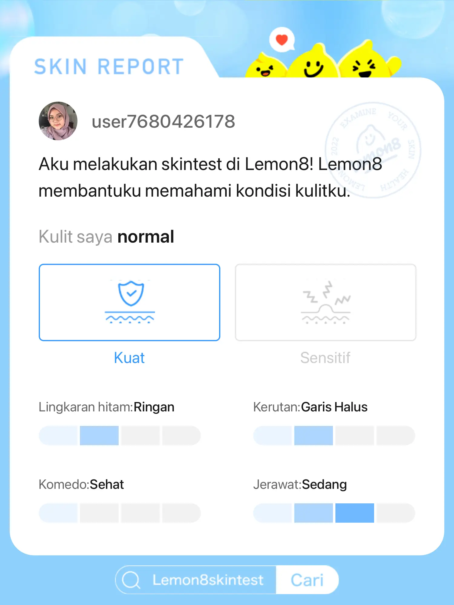 Laporan Kulit Saya | Galeri diposting oleh Fiza jasmine | Lemon8