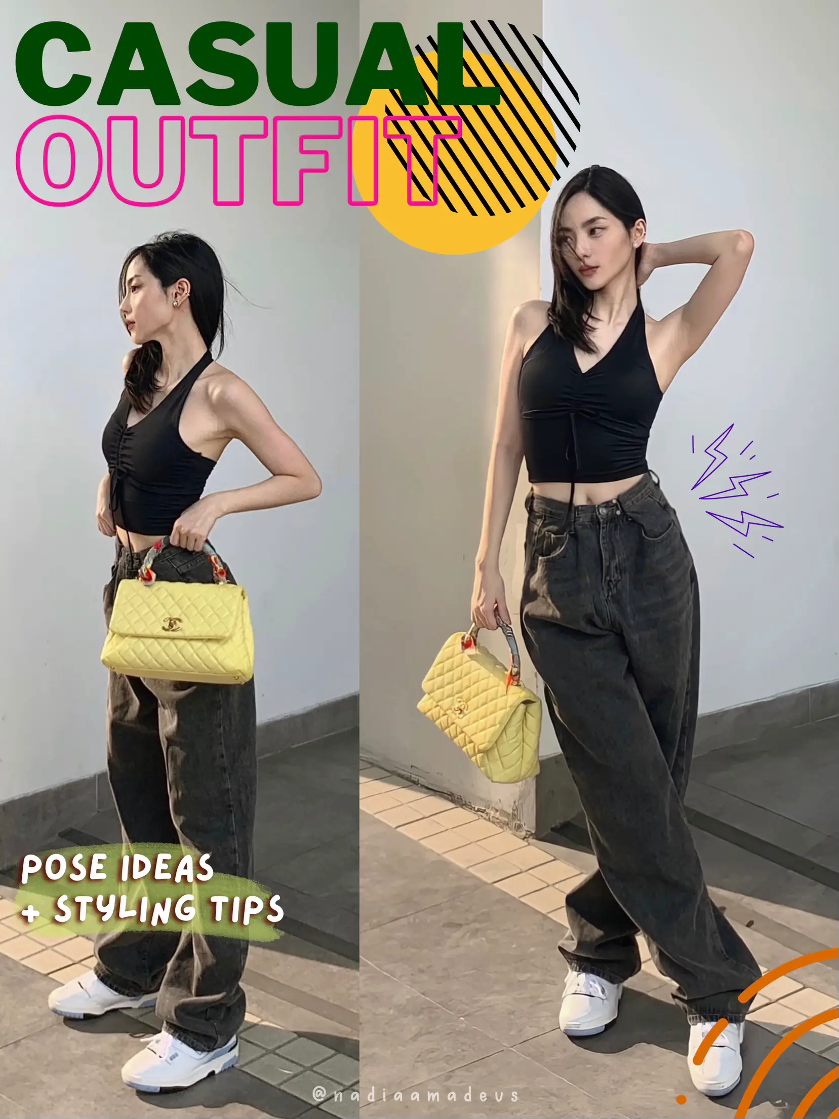 CASUAL FIT INSPO: Pose Ideas + Styling Tips!💗 | Galeri diposting oleh ...