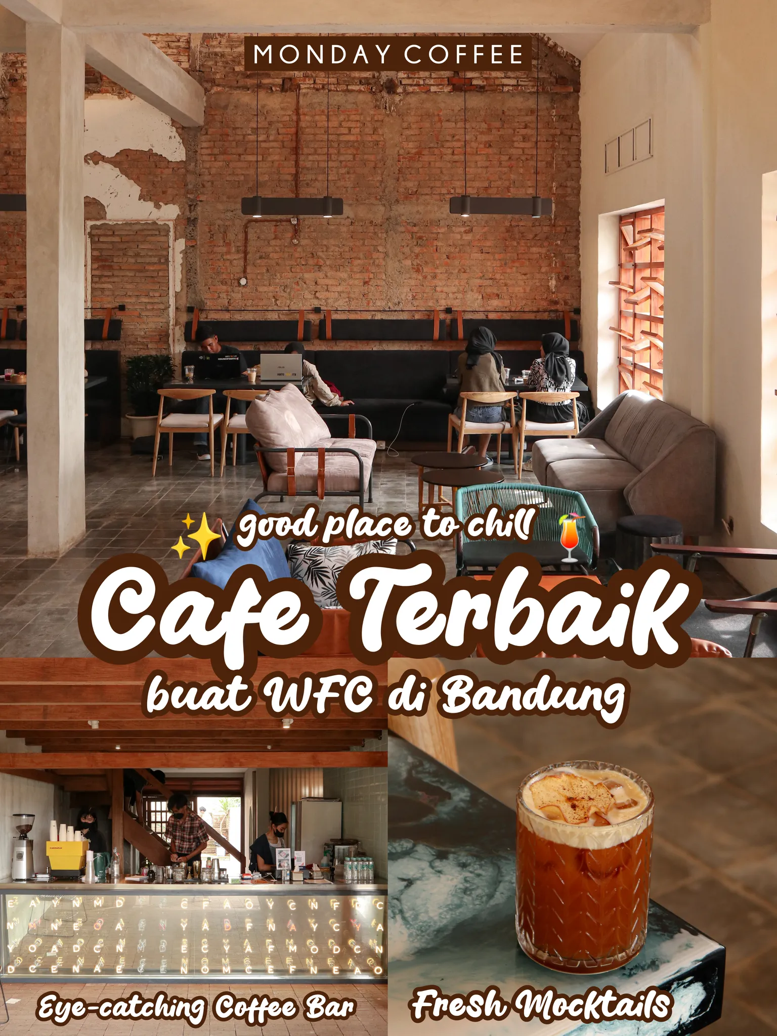 (SAVED THIS) CAFE TERBAIK BUAT WFC BANDUNG ☕💻 | Galeri diposting oleh Origin Story | Lemon8