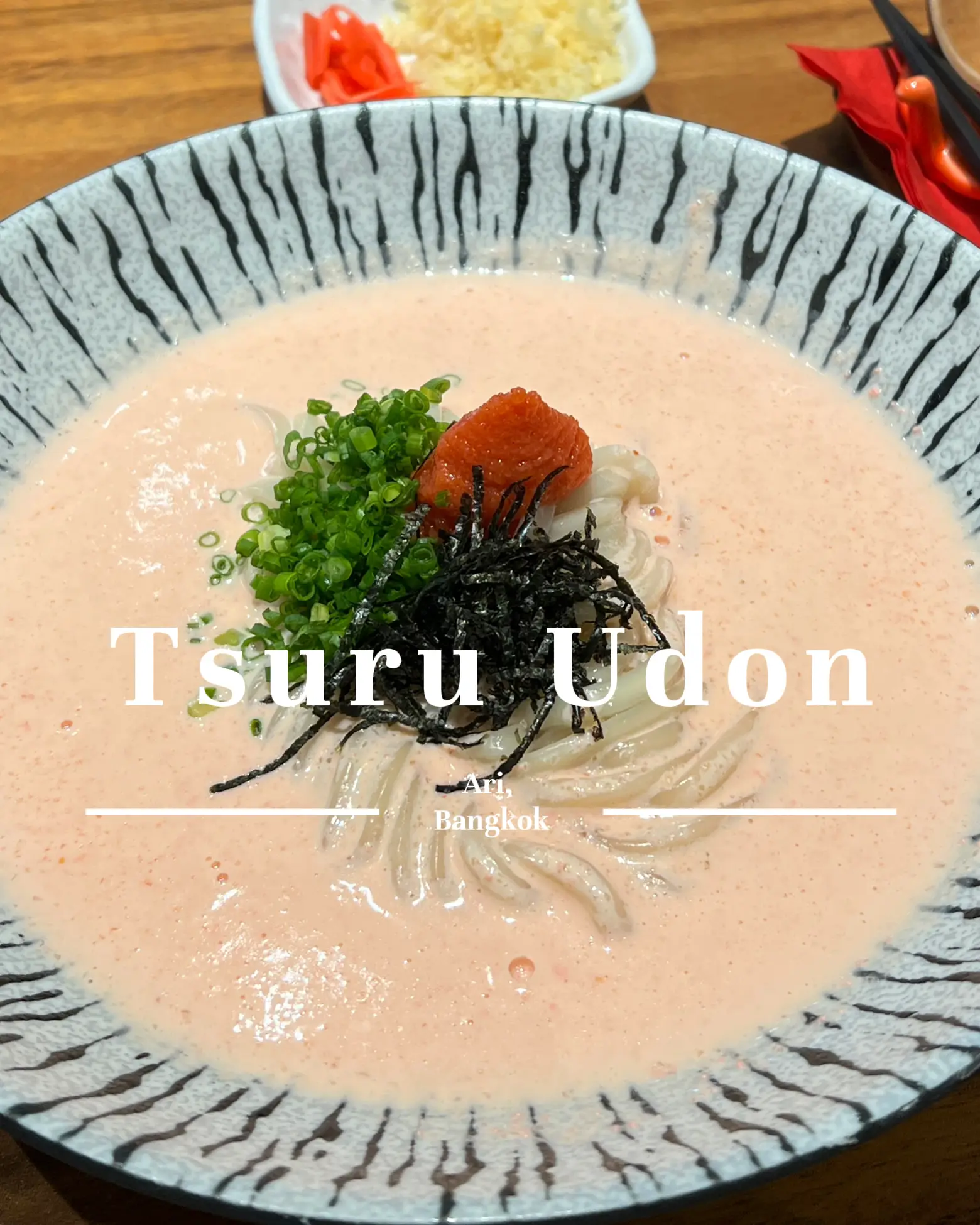 Tsuru Udon Oudong Cream Sauce Maintaiko Ruffle Sauce Thick Lines Bouncing Against Teeth🍜 ...