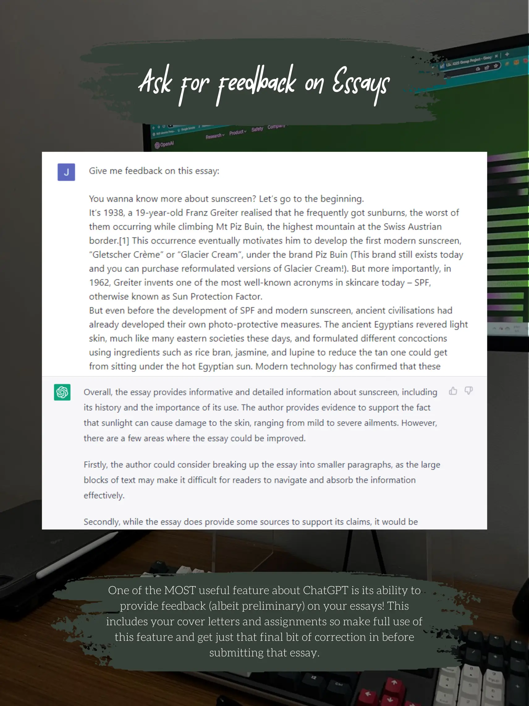 How to use ChatGPT w/o breaking academic integrity | แกลเลอรีที่โพสต์ ...