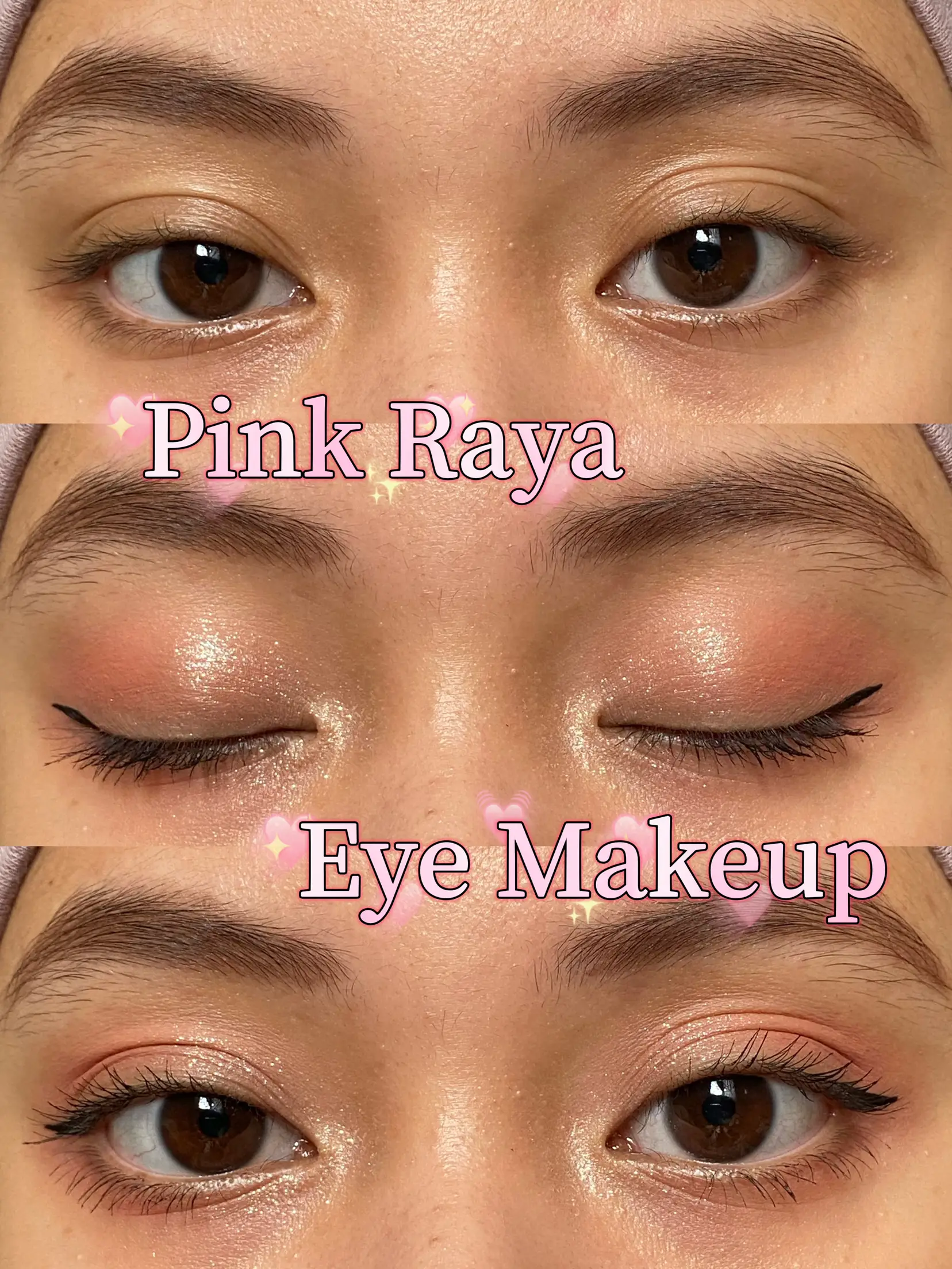 Pink Raya eye makeup | แกลเลอรีที่โพสต์โดย Iraa | Lemon8