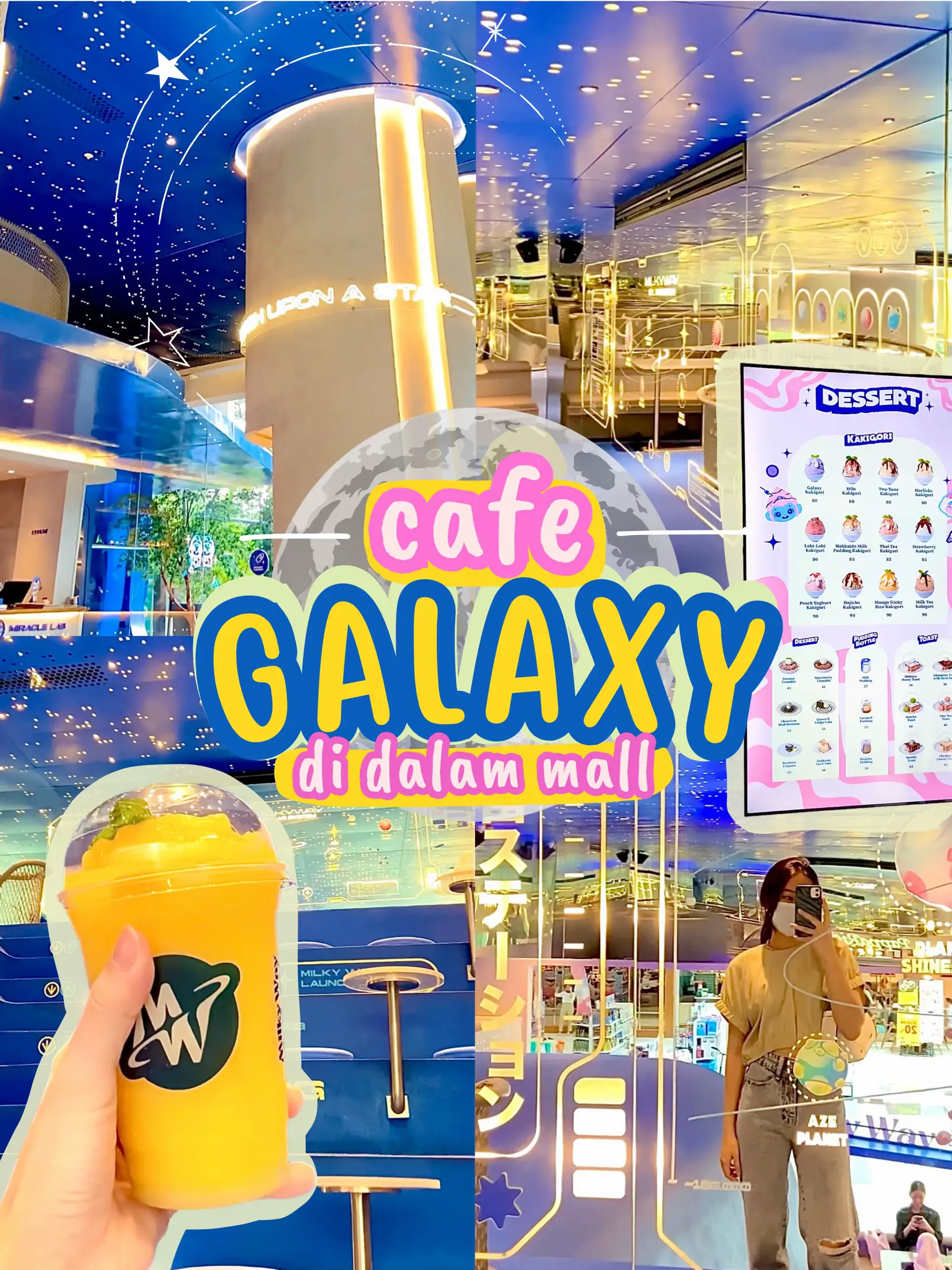 CAFE GALAXY DI LIPPO MALL PURI🪐 | วิดีโอที่เผยแพร่โดย gabysthr | Lemon8