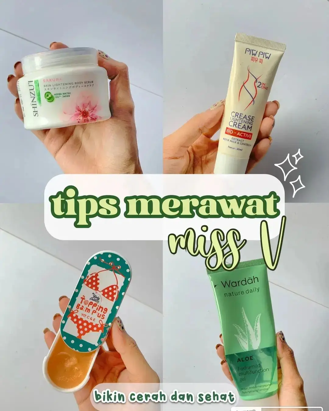 Cara merawat miss V | Galeri diposting oleh Afna Alamsyah | Lemon8