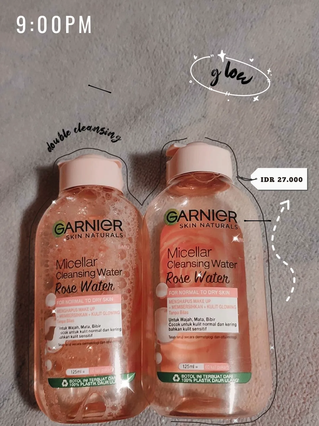 Garnier rose water🤍 | Galeri diposting oleh shibal😾 | Lemon8