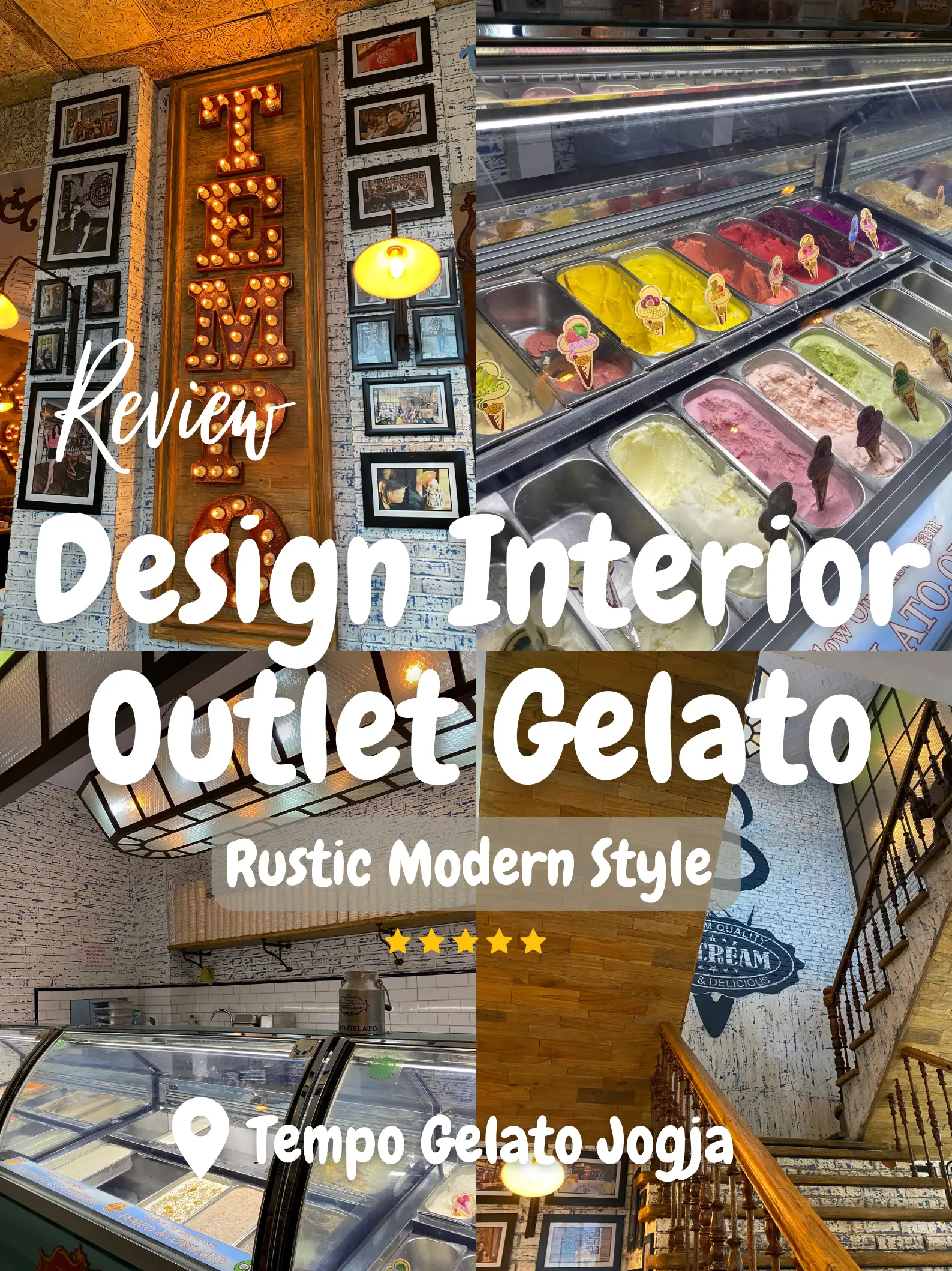 Review Interior Outlet Gelato Hits Jogja | แกลเลอรีที่โพสต์โดย Rumah ...