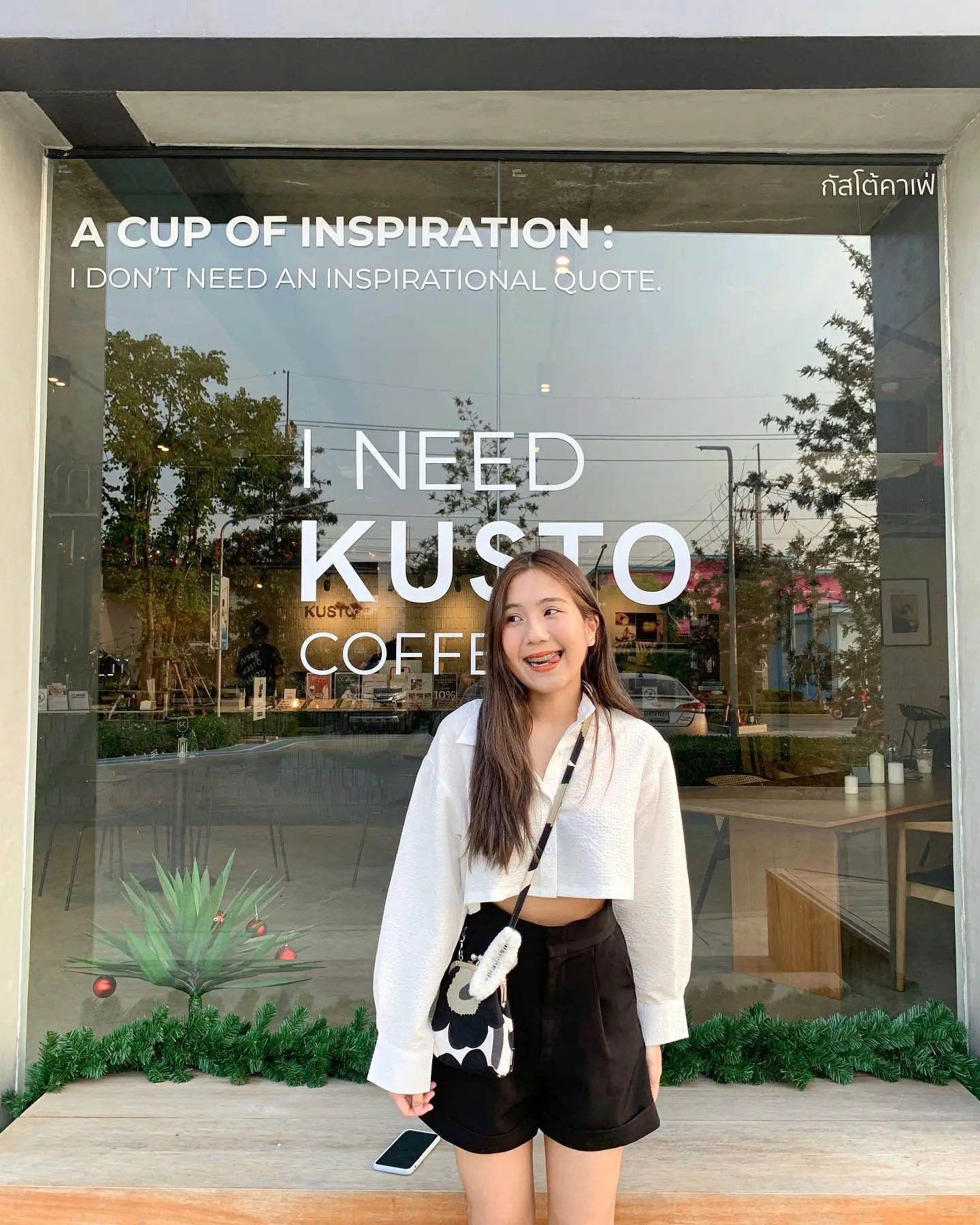 ootd cafe!🫶🏻 | แกลเลอรีที่โพสต์โดย myymines | Lemon8