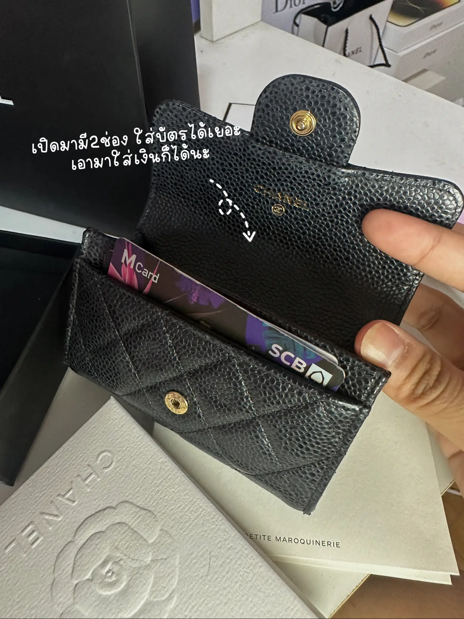 Girls' hit Chanel card holder review🤍🖤 | Gallery posted by mook🧁 | Lemon8