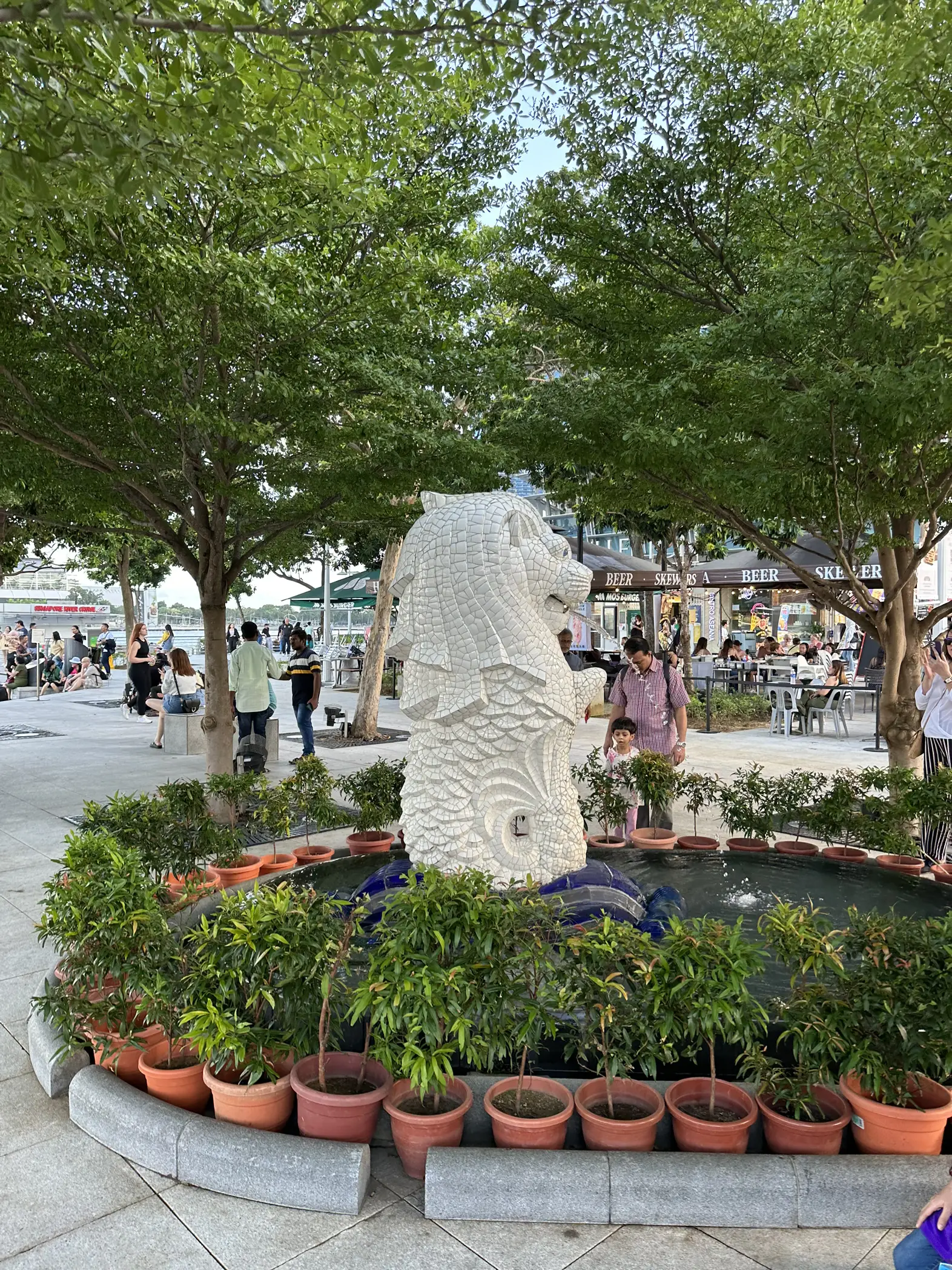 แชร์รูทเดินริมน้ำสิงคโปร์ Merlion - Garden by the bay 🏃🏻‍♀️ | แกลเลอรีที่โพสต์โดย pkpattt | Lemon8