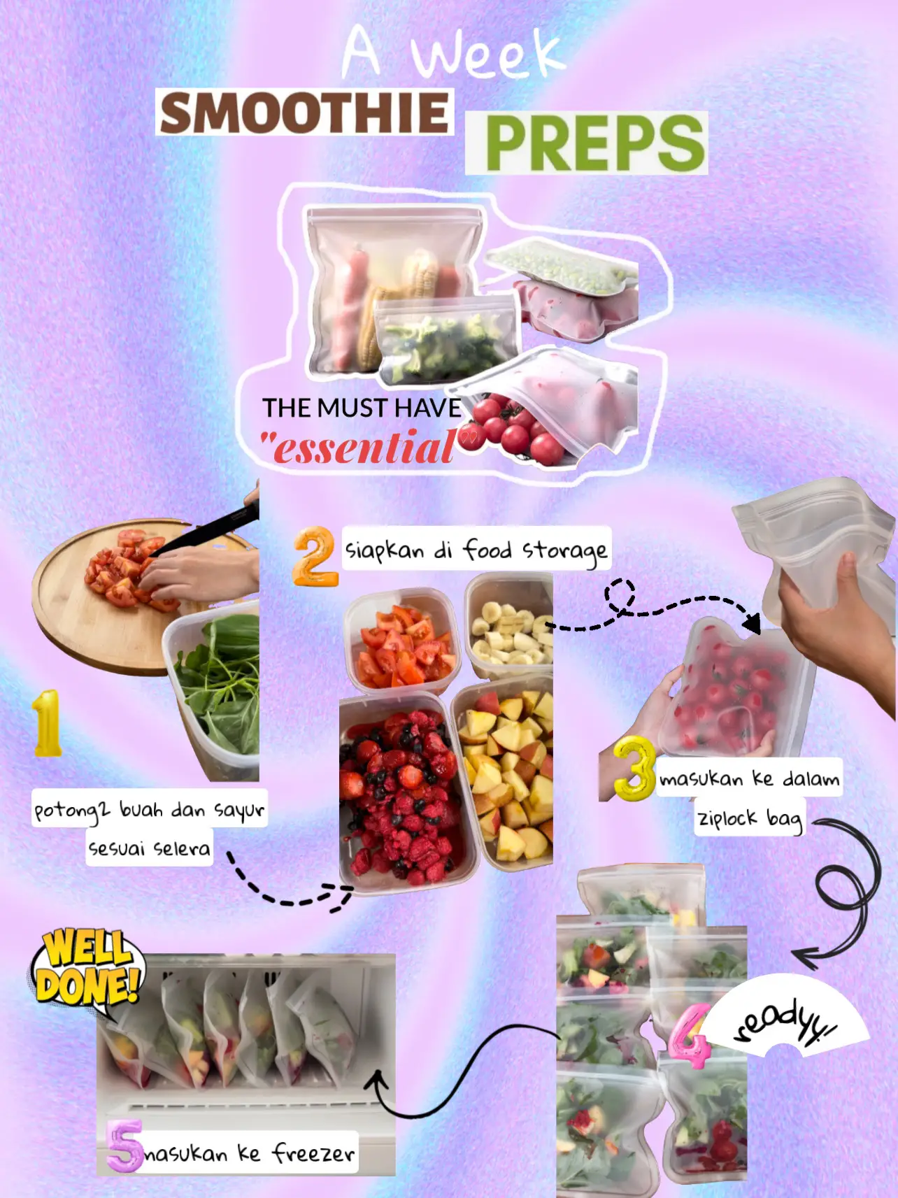 Tips Smoothies Routine Sat Set Sat Set! 😆 | Galeri diposting oleh ...