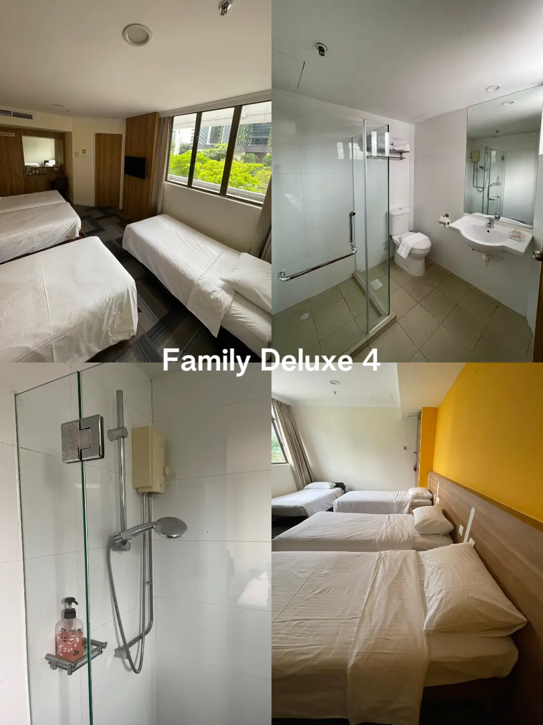 Four beds in a room?! Best group staycay spot 😍😍😍 | Gallery posted by Valerie T | Lemon8