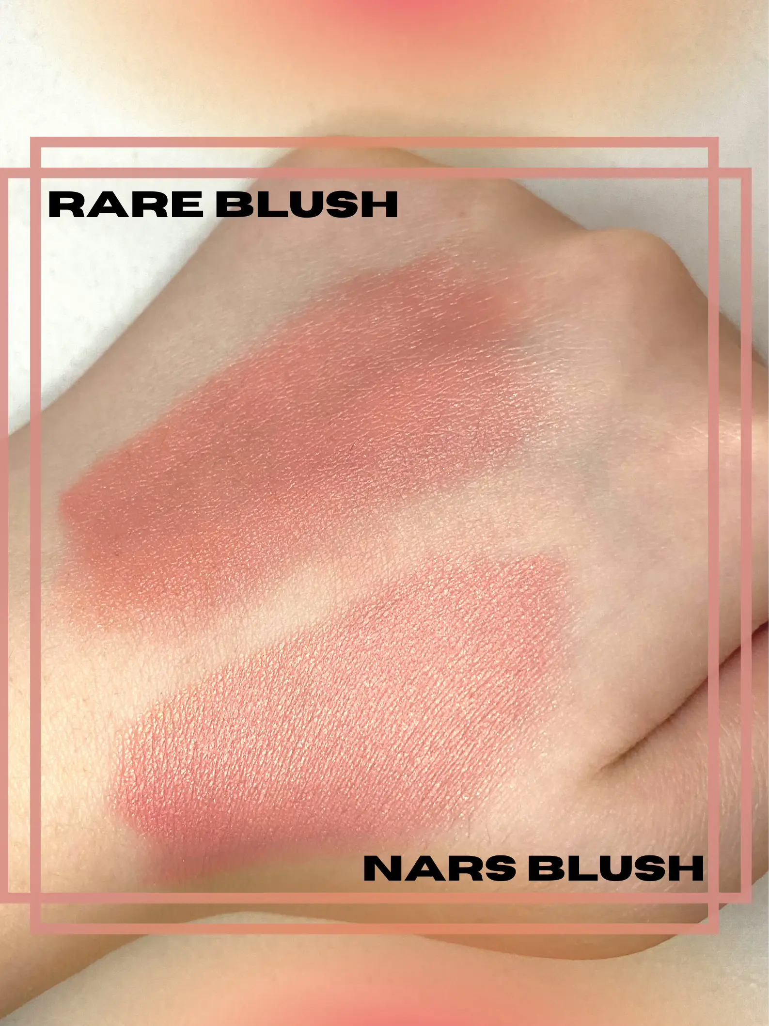 NARS VS RARE BEAUTY LIQUID BLUSH | Galeri diposting oleh Ashlee Leady | Lemon8