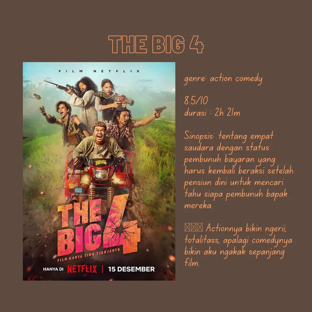 REKOMENDASI FILM INDONESIA 2022 (NETFLIX) | Galeri diposting oleh Aqilah Hakzah | Lemon8