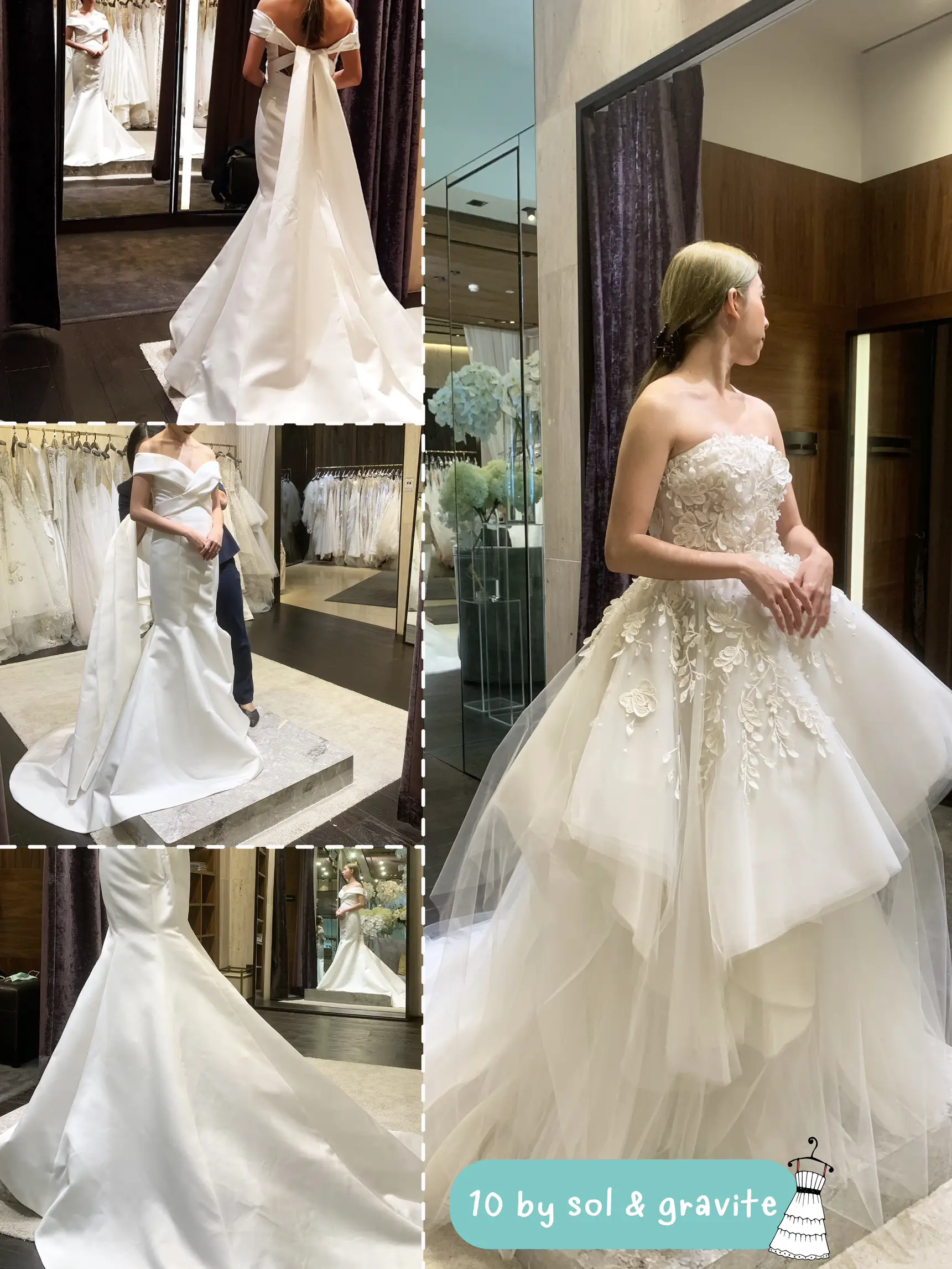 My Wedding Story EP. 2 👰‍♀️ Review of going to try on a wedding dress | Gallery posted by Jun ...