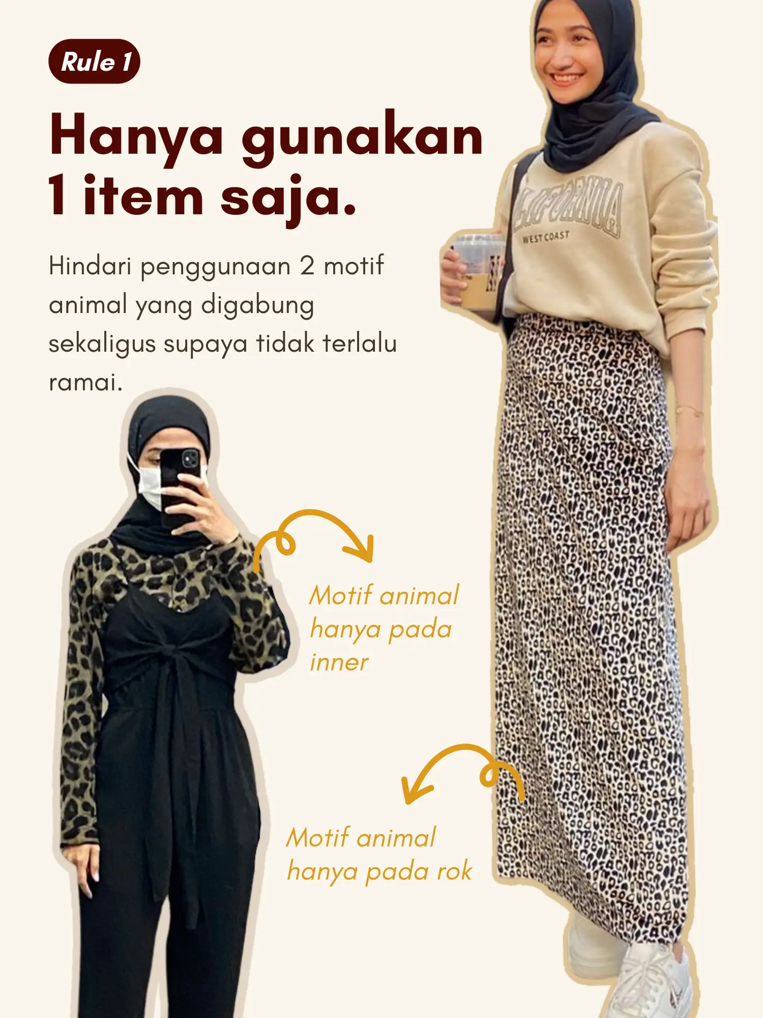 Cara Styling Animal Printed Outfit Biar Gak Norak😆 | Galeri diposting ...