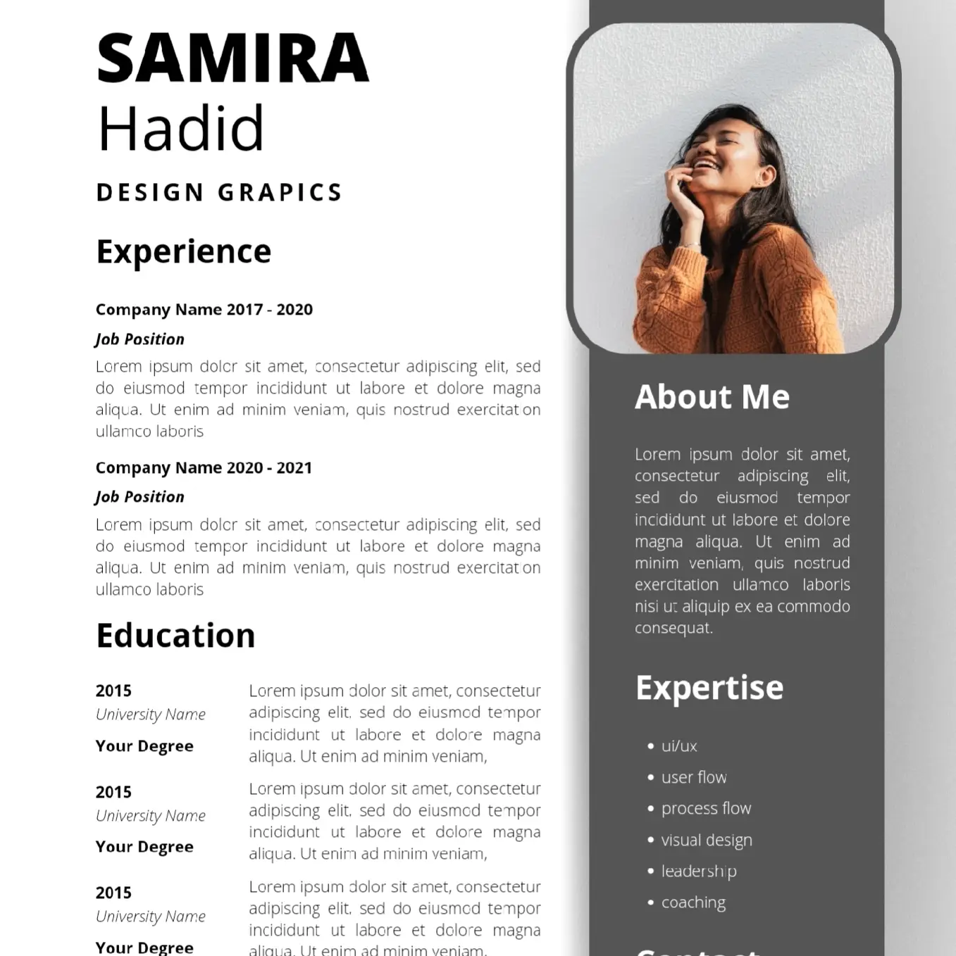 Resume template for Everyone! | Galeri disiarkan oleh Nasya Hamzah | Lemon8