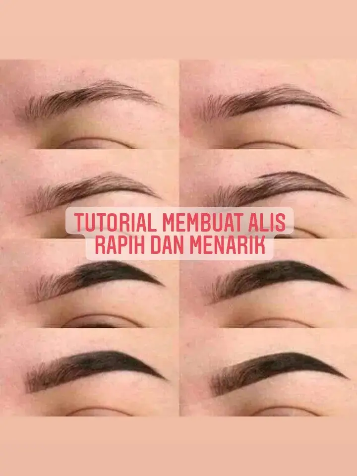 TUTORIAL MEMBUAT ALIS RAPIH,PEMULA | Galeri diposting oleh Adinda Putri | Lemon8