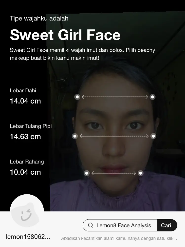 Laporan Analisis Wajahku | Galeri diposting oleh Dayana🦄 | Lemon8