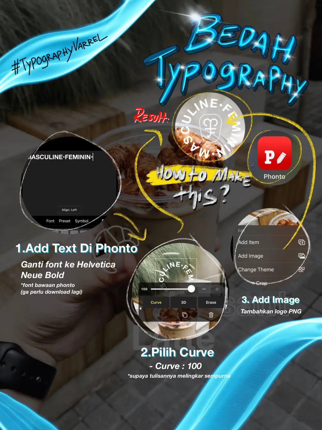 Bikin Typography Buat Story Cuma Pakai 2 Aplikasi? | Galeri diposting oleh Varrel Enrico | Lemon8