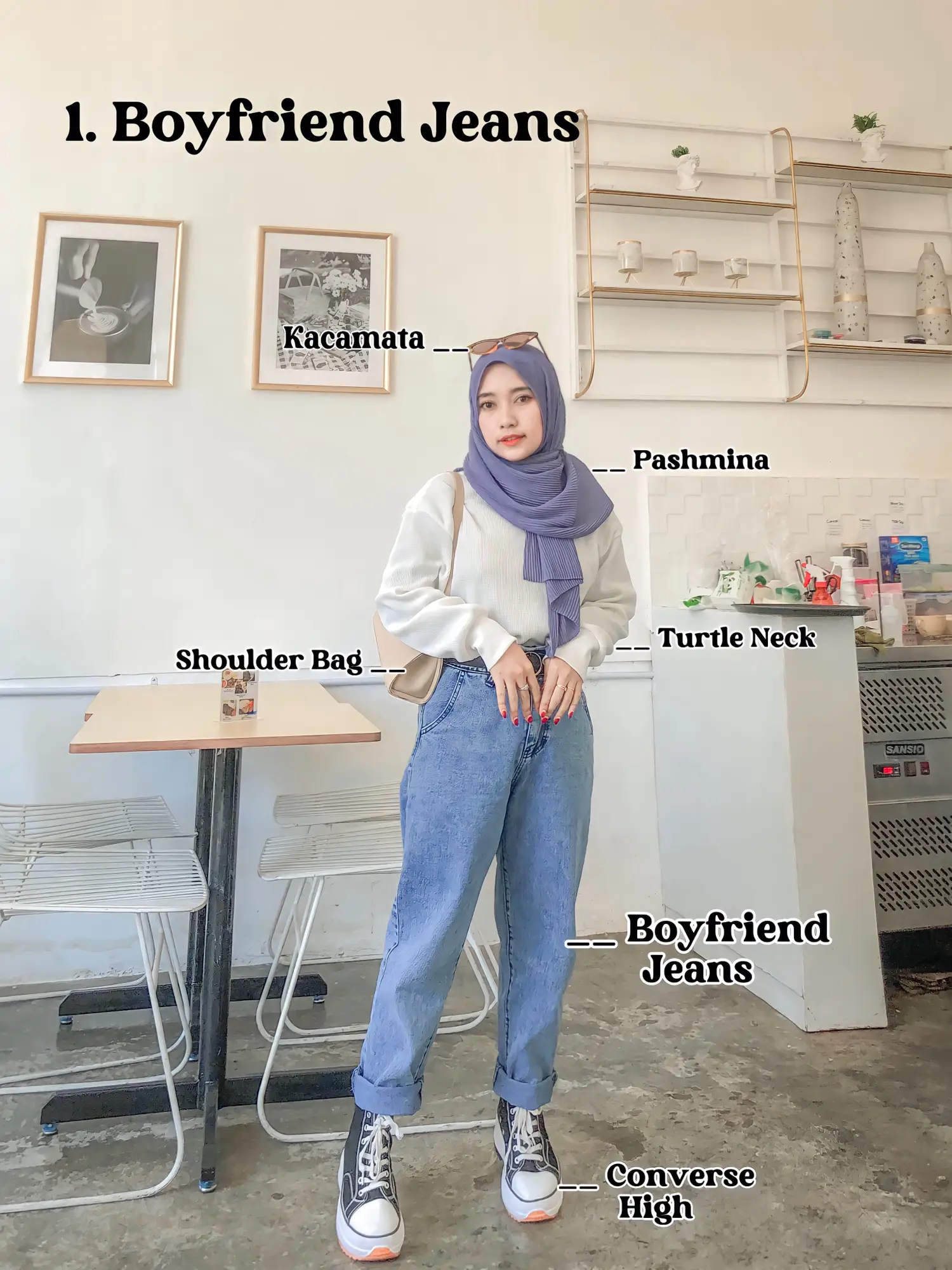 20 ide Ootd Hijab Style Cwe Pendek teratas di 2024