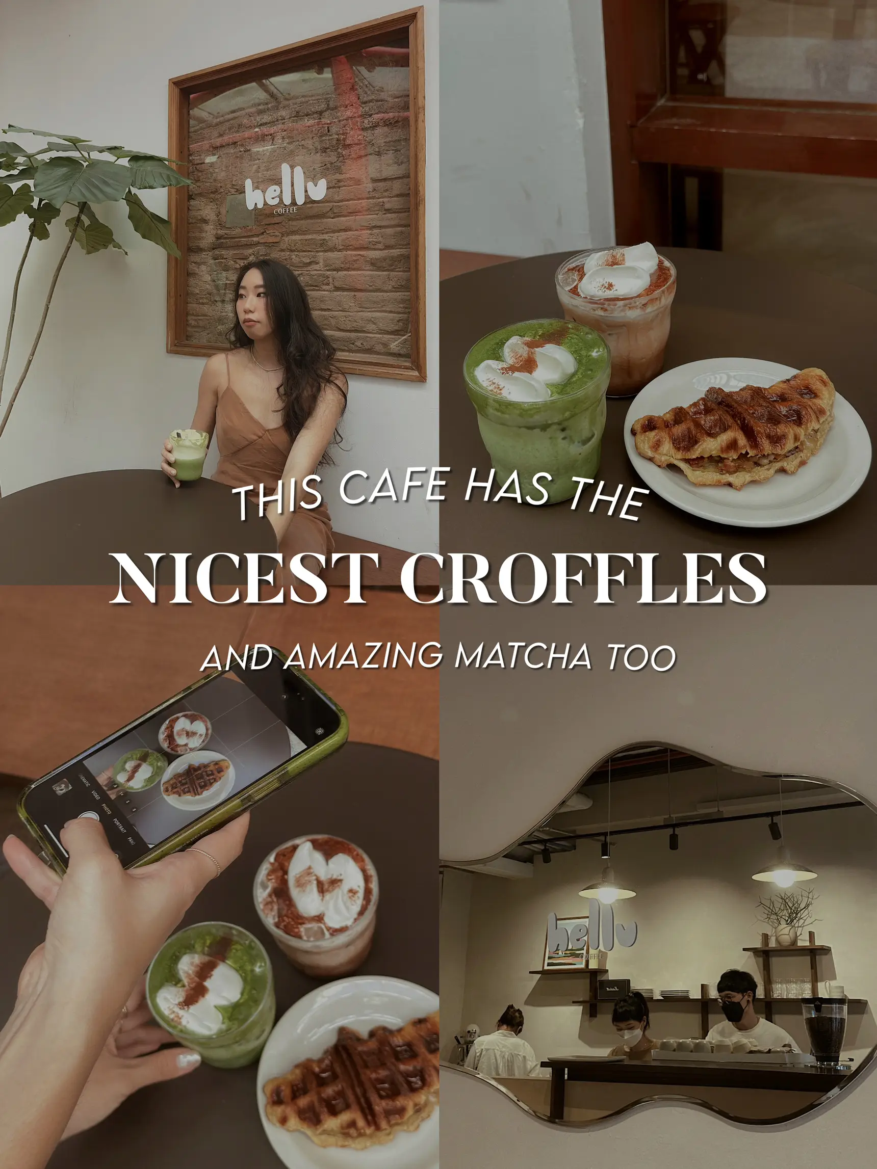 COFFEE, CROFFLES & MATCHA 🥰 HELLU COFFEE IS 💚 | Gallery posted by Eve 🌿 ...