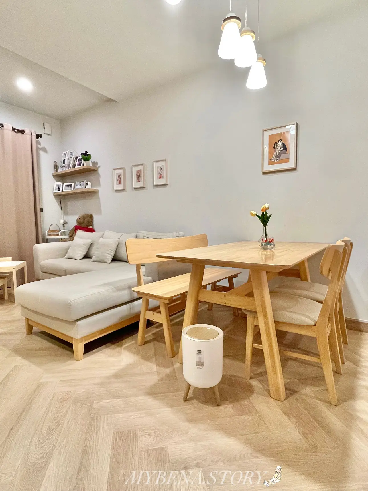 SPC Clicklock เลือกพื้นอย่างไรให้มินิมอล🤎 | แกลเลอรีที่โพสต์โดย MYBENA.STORY | Lemon8