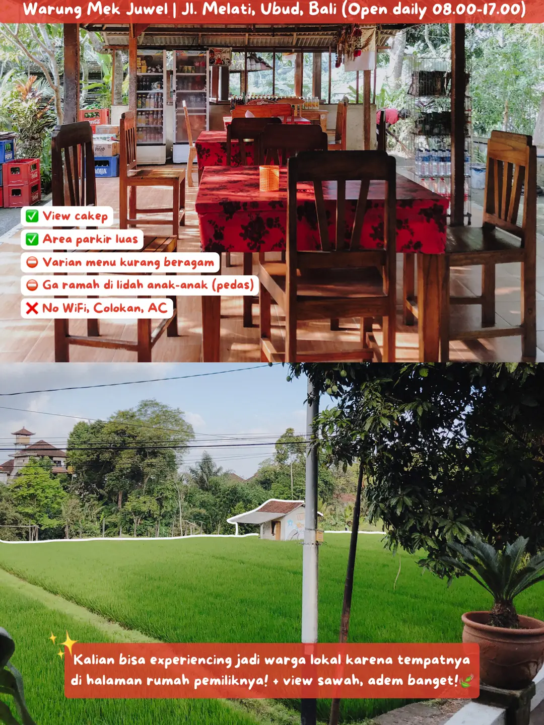 Rekomendasi Tempat Makan Murah & Enak di Ubud! | Galeri diposting oleh cafephiles | Lemon8