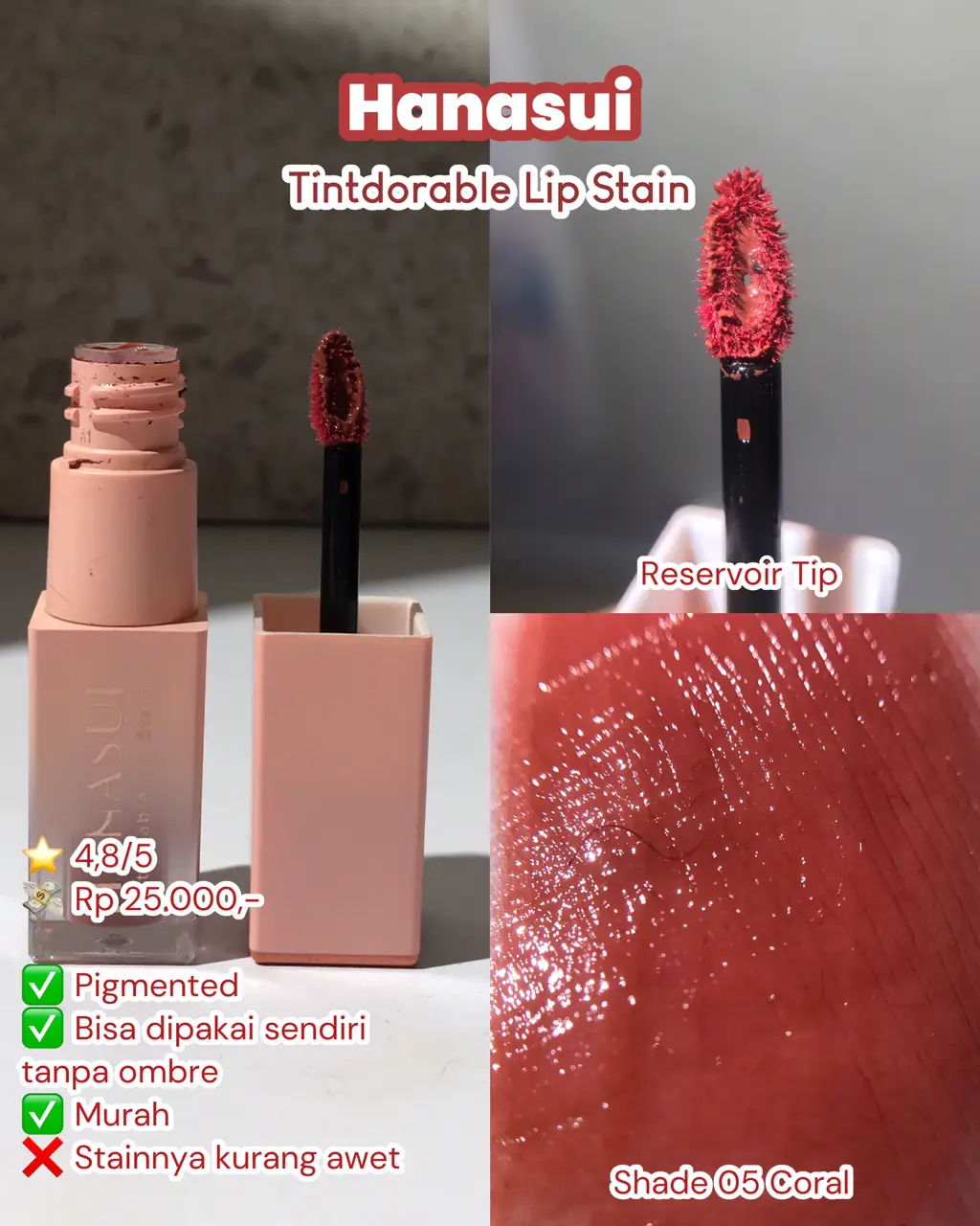 Rekomendasi Liptint Nude Cocok untuk Base Ombre | Galeri diposting oleh Ika Mardhiana | Lemon8