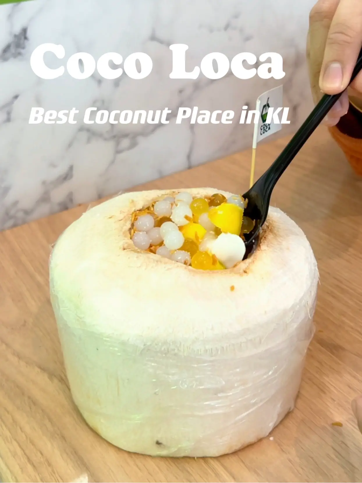 Coco Loca Best Coconut Place in KL | Video diterbitkan oleh yasmineyusoff | Lemon8