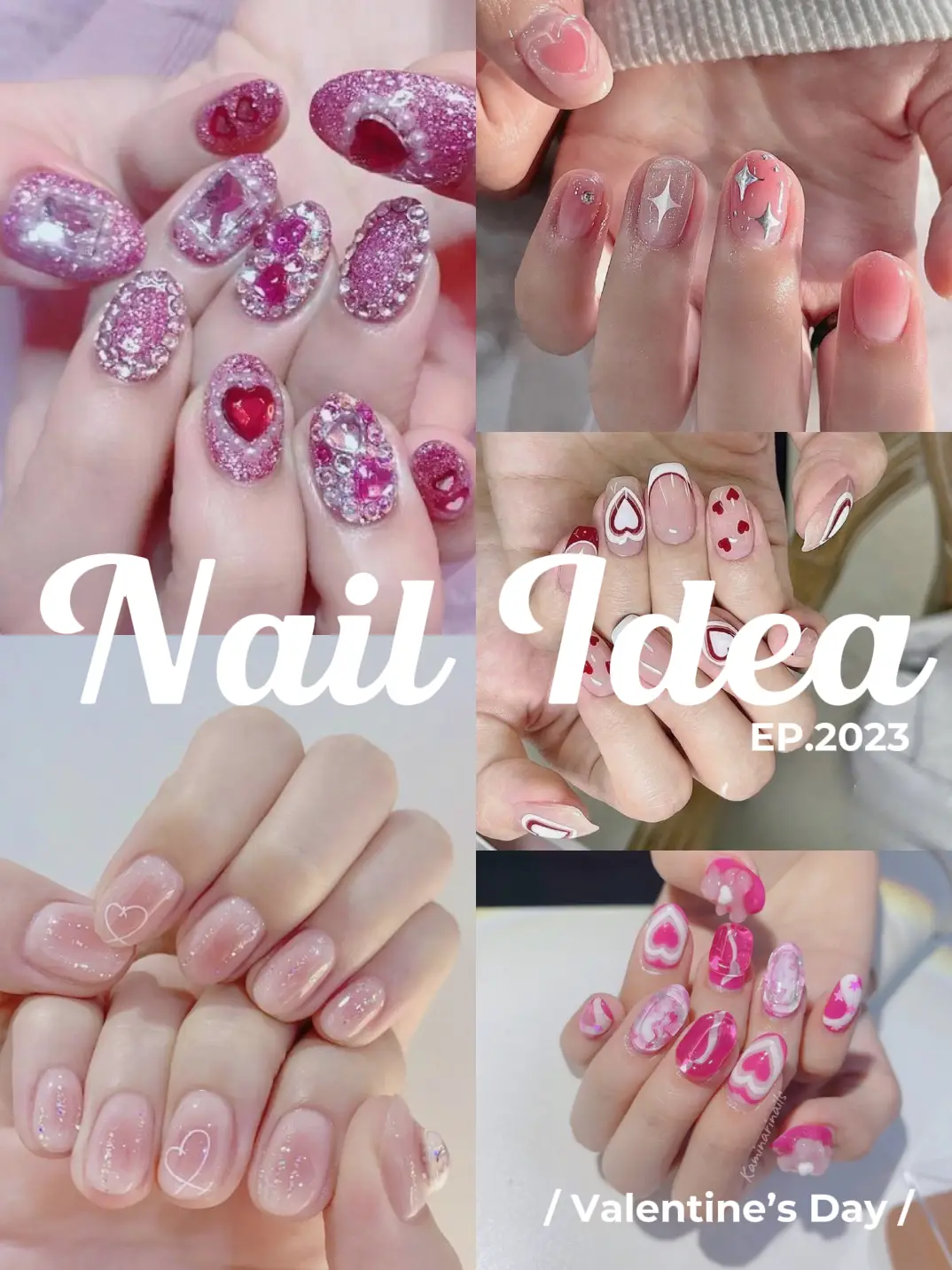 แชร์ไอเดียทำเล็บ Valentine’s Day 🌹 | แกลเลอรีที่โพสต์โดย Aummii | Lemon8