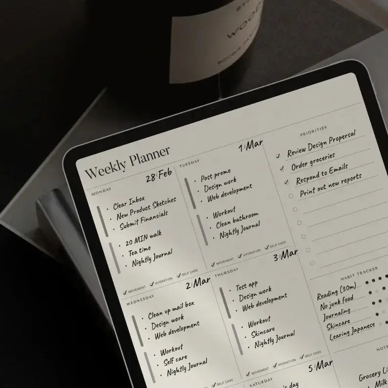 Digital planner (Goodnotes) to organize your life | Galeri diposting ...