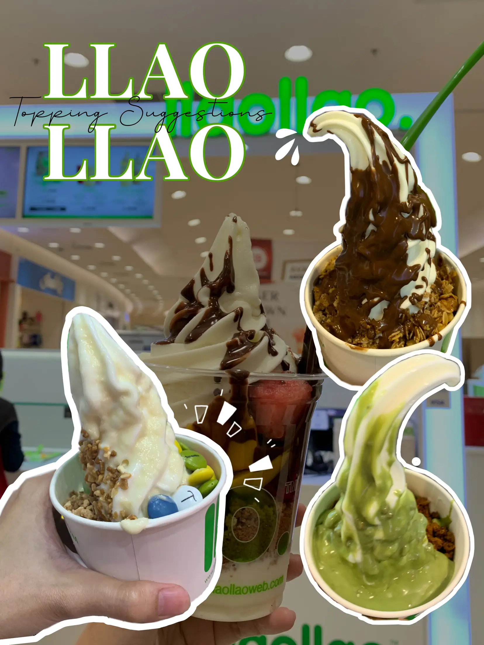 Llao Llao Topping Suggestions and Ratings!!🍦🫶🏼 | Gallery posted by izzah ♡ | Lemon8