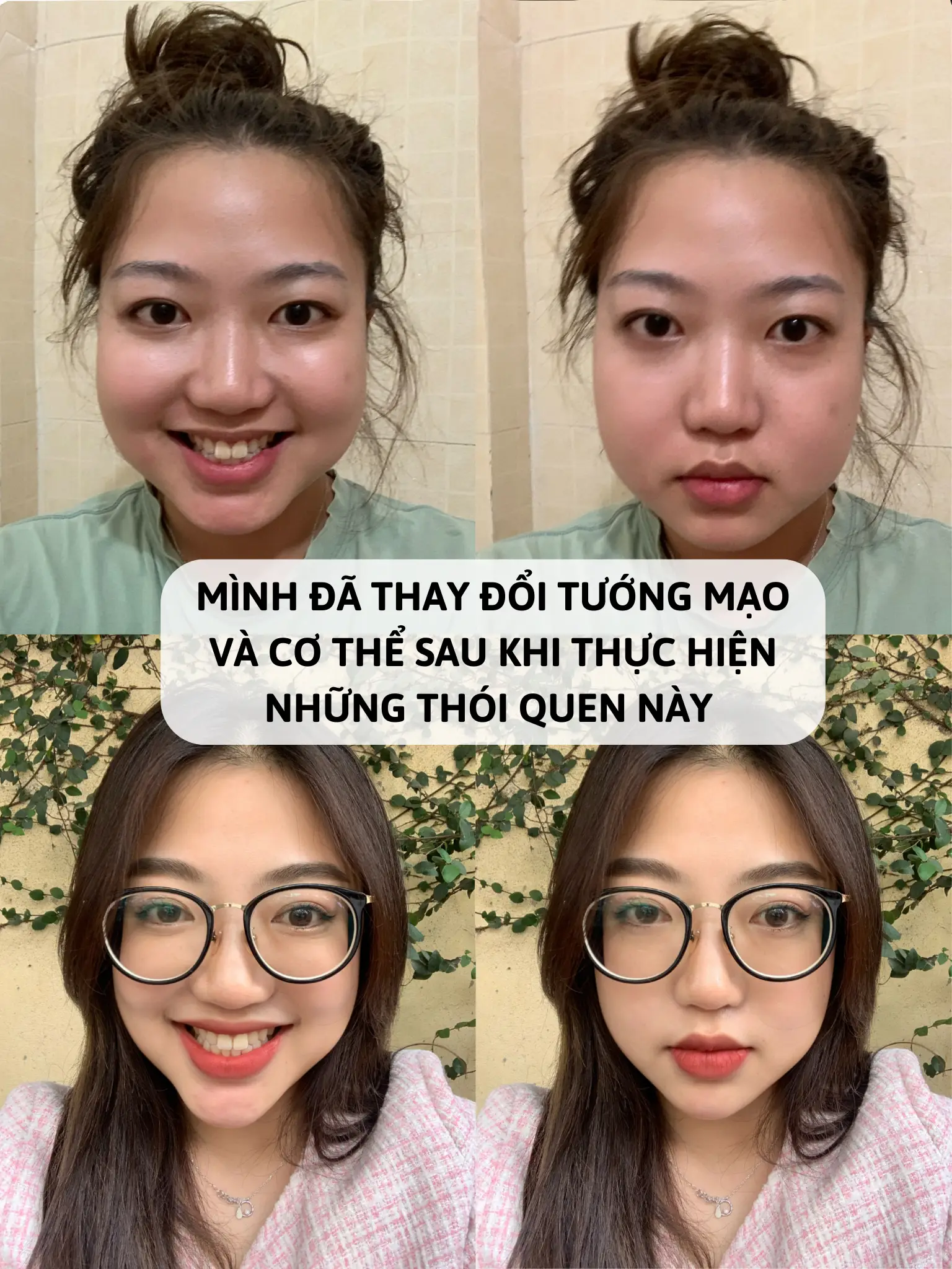 Mình đã thay đổi tướng mạo và cơ thể như nào ? 💪🏻 | Bộ sưu tập do Hà Vy Xinh đăng | Lemon8