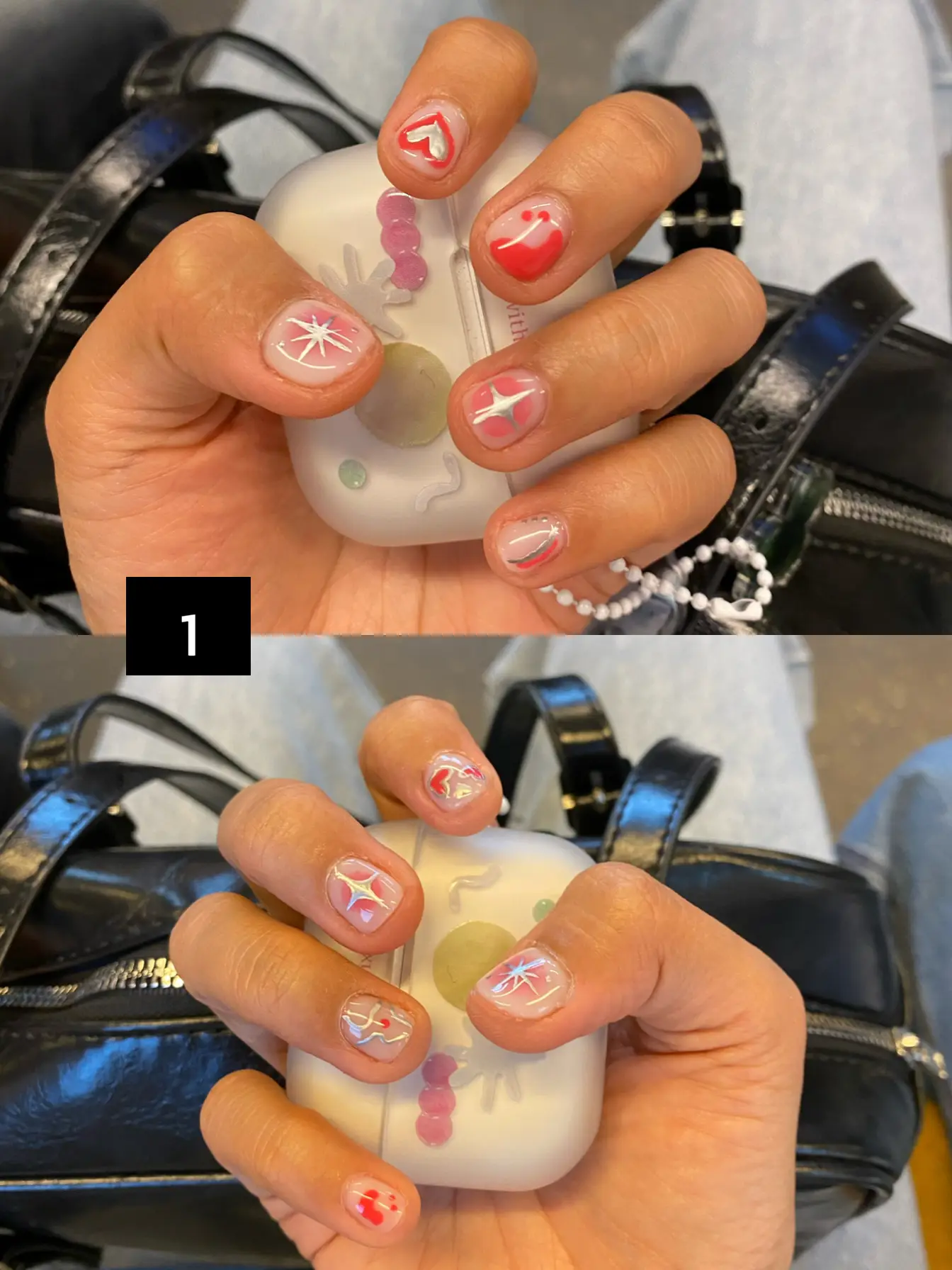 Nail ideas : korean style (ฉบับทำเอง)🎨🧩 | แกลเลอรีที่โพสต์โดย JANE | Lemon8