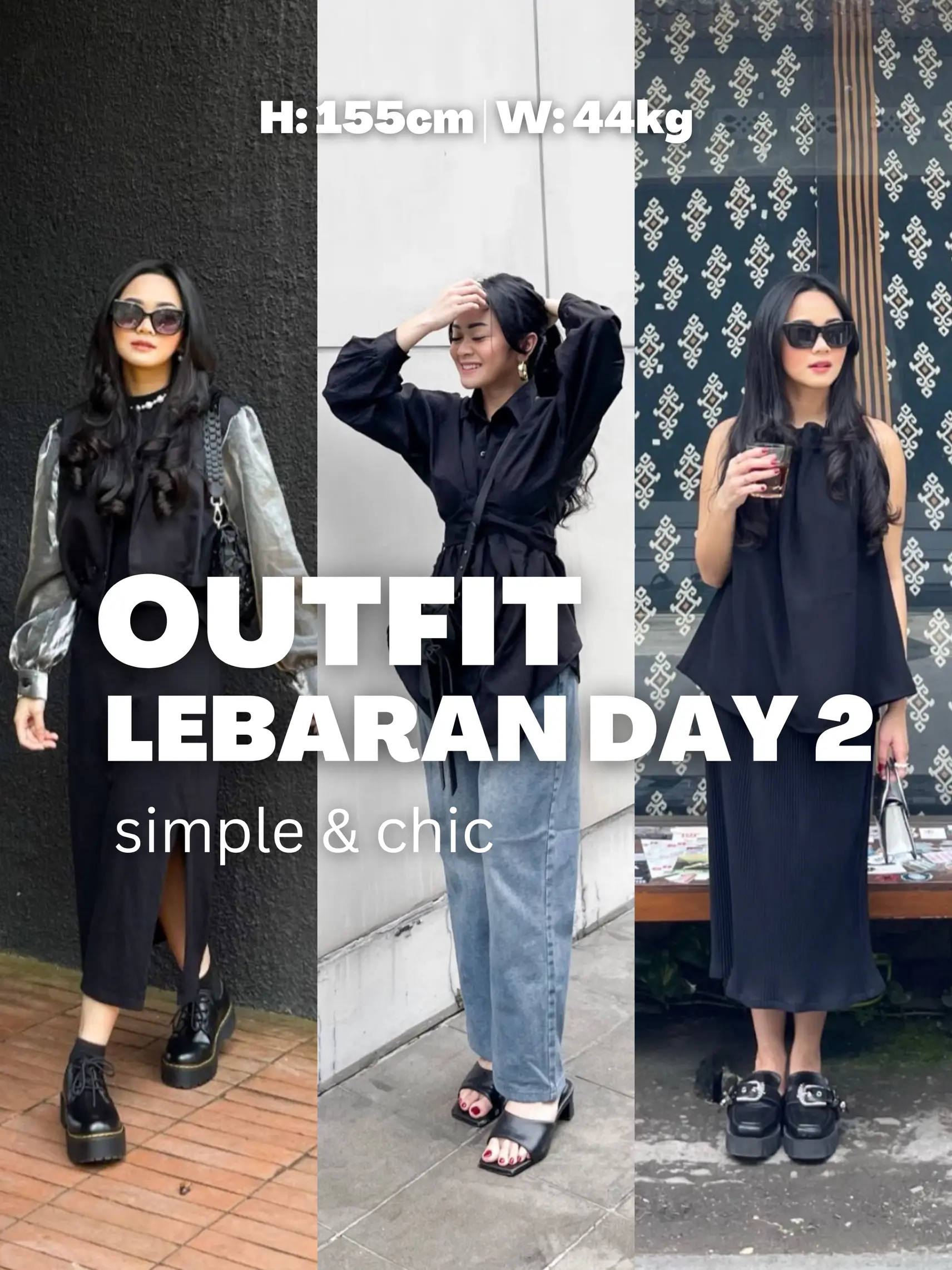 Outfit Lebaray Day 2!! 🪄🖤 | Galeri diposting oleh ardra | Lemon8