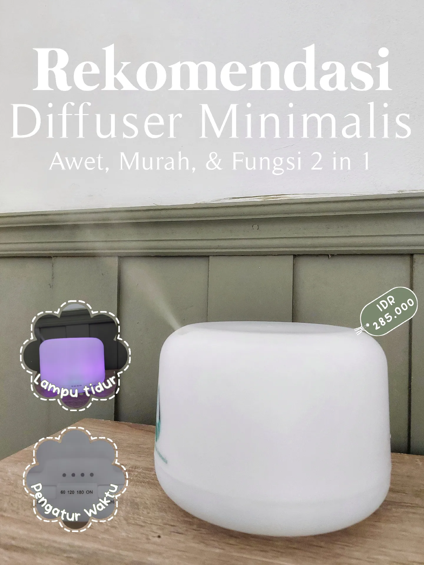 Diffuser Minimalis dengan Efek Maksimal ️ | Galeri diposting oleh Rumah ...