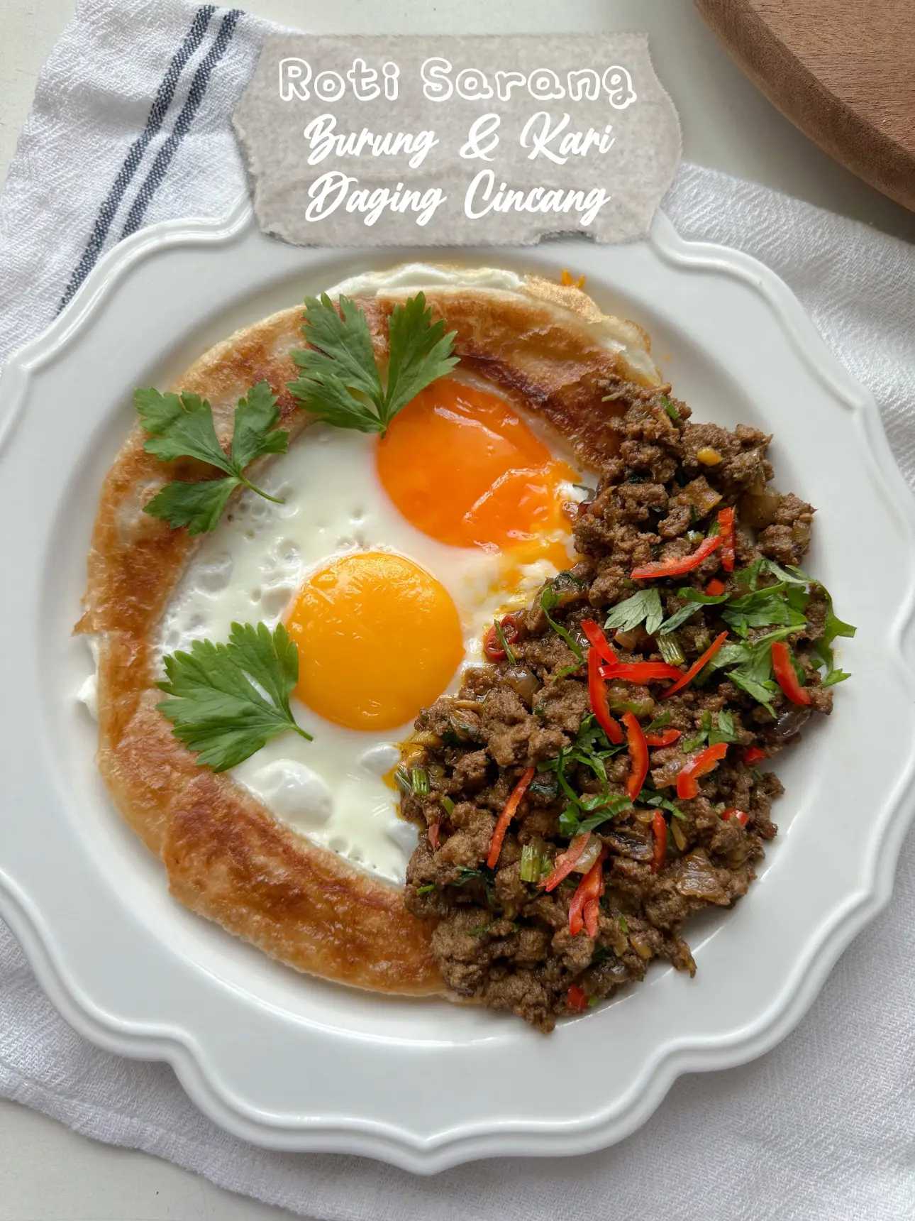ROTI SARANG BURUNG & KARI DAGING CINCANG | Video diterbitkan oleh ...