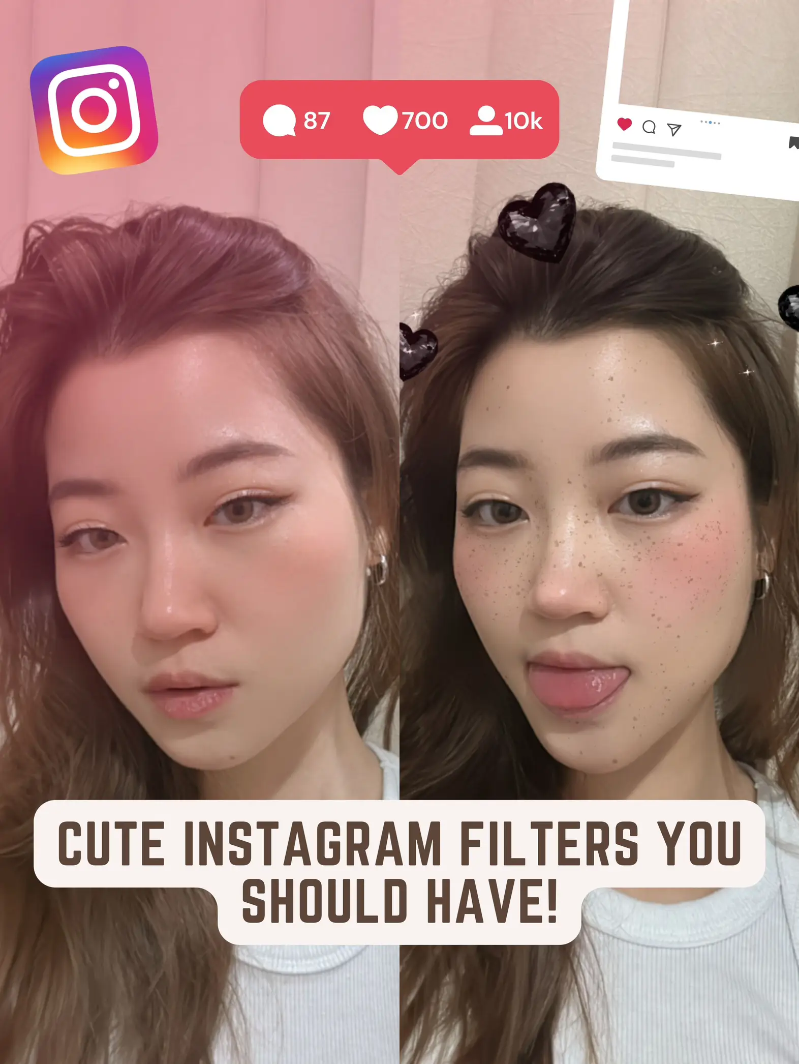 CUTE IG FILTERS YOU SHOULD HAVE! | แกลเลอรีที่โพสต์โดย aiko | Lemon8