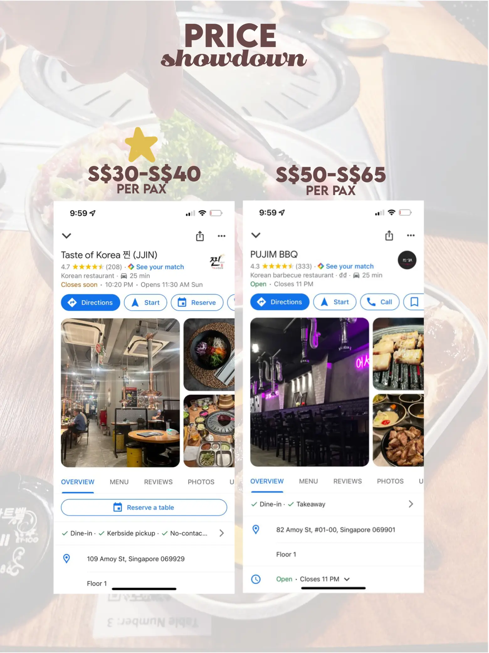 Battle of the BEST KR BBQ: PUJIM vs TOK | Gallery posted by Regina | Lemon8