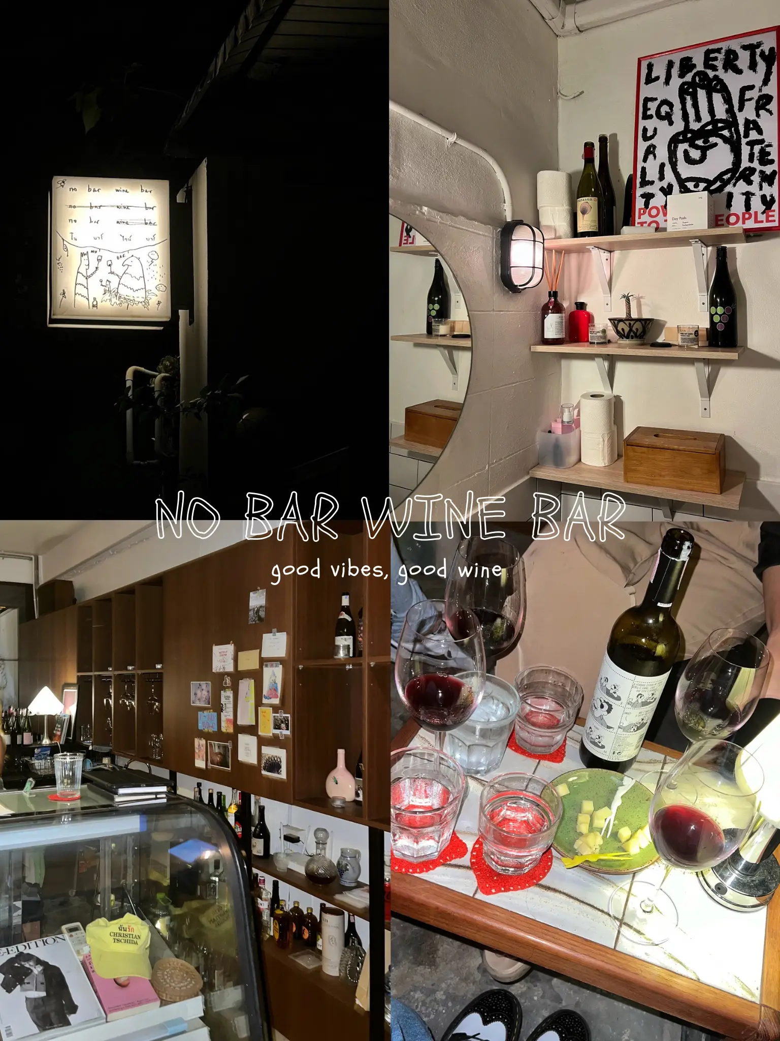NO BAR WINE BAR —— บาร์ลับย่านอารีย์ | Gallery posted by backyard | Lemon8