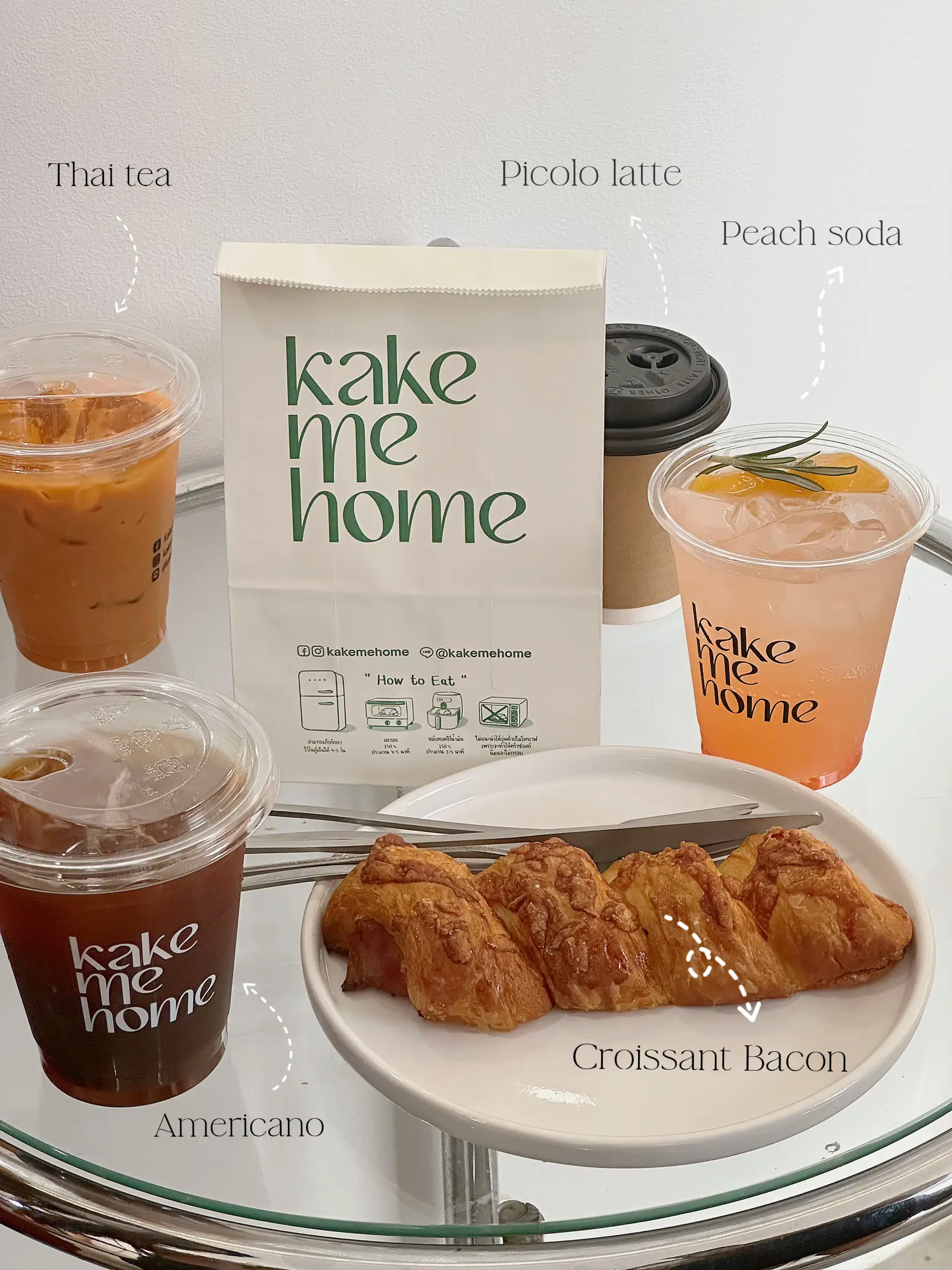 คาเฟ่เปิดใหม่! | KAKE ME HOME 🥐☕️ | แกลเลอรีที่โพสต์โดย AeNine _ss | Lemon8