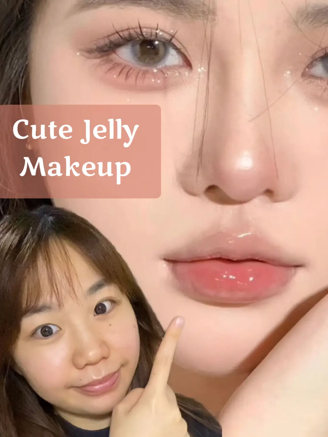 🧸สอนแต่งหน้าลุค Cute Jelly Makeup ตามเน็ตไอดอลจีน💖 | วิดีโอที่เผยแพร่โดย 🥛bovocado_🐾 | Lemon8