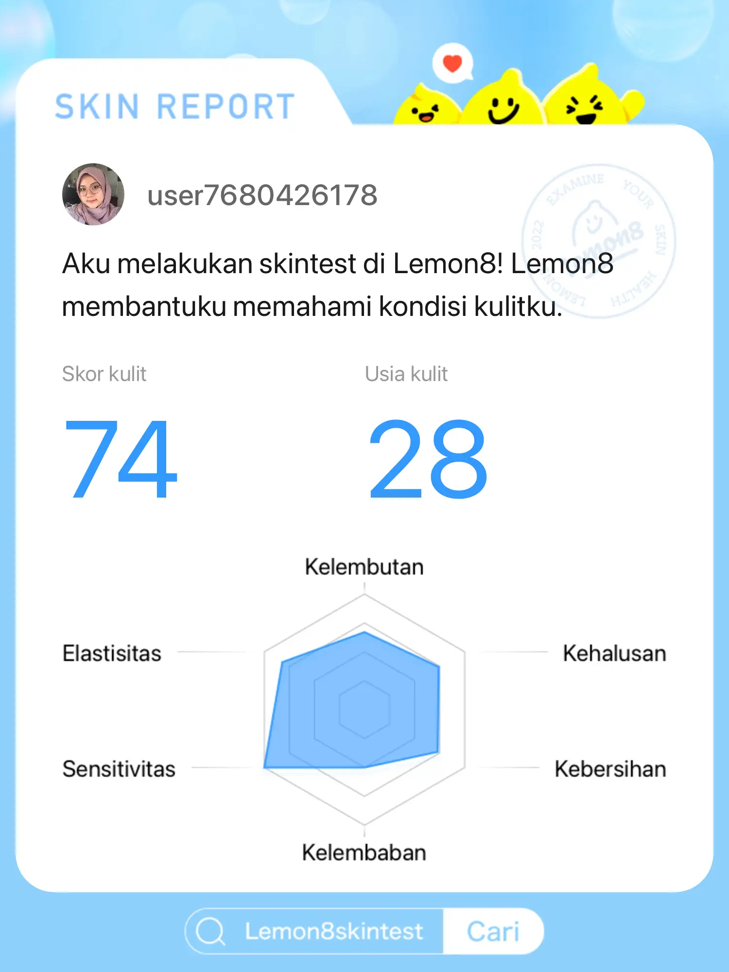 Laporan Kulit Saya | Galeri diposting oleh Fiza jasmine | Lemon8