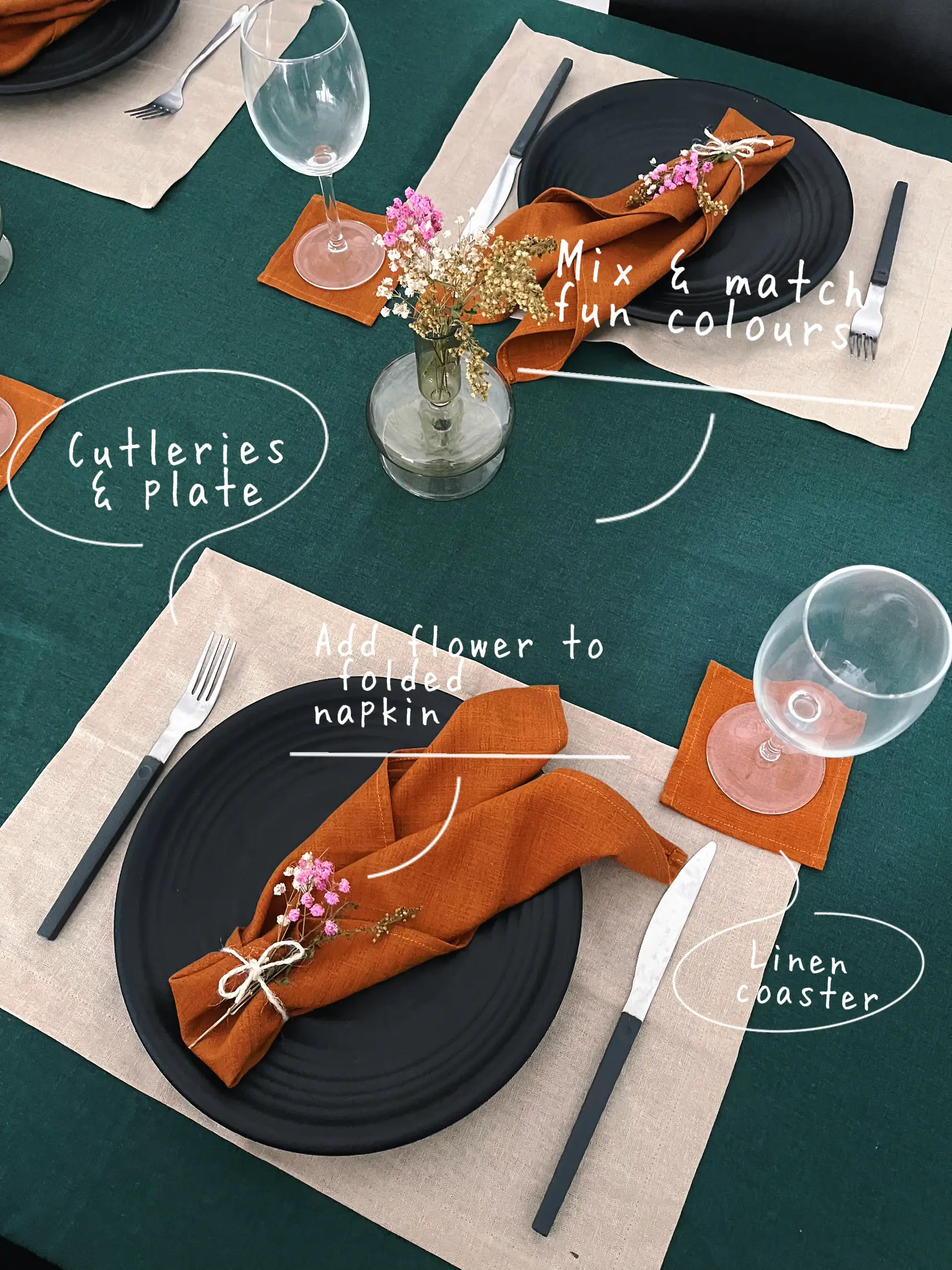 How I style my dining table! | Galeri disiarkan oleh rinirikiii | Lemon8