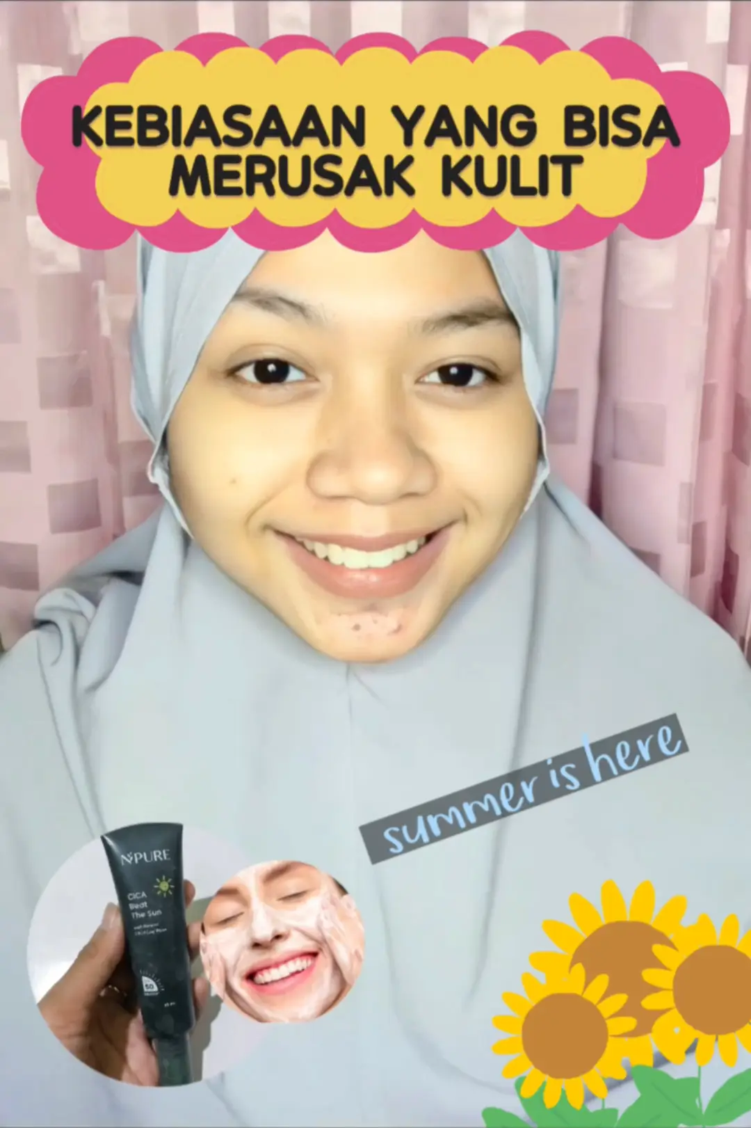 Kebiasaan yang bisa merusak kulit wajah 🥺😭😍 | Video dipublikasikan oleh anna | Lemon8