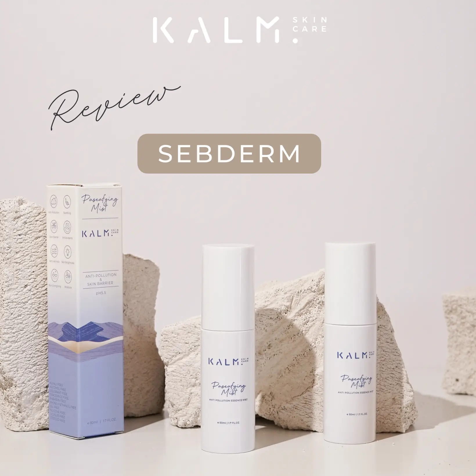 มาแล้ว #reviewpaseafyingmist ด้าน SEBDERM | แกลเลอรีที่โพสต์โดย kalm ...