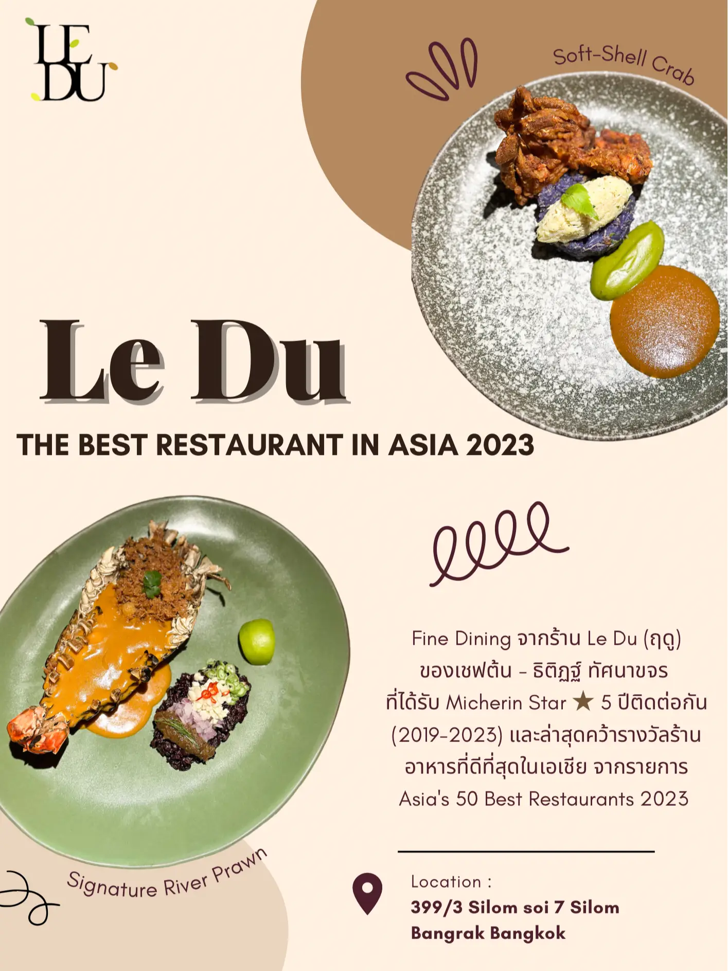 Le Du : The Best Restaurant in Asia 2023 | แกลเลอรีที่โพสต์โดย Opollly ...